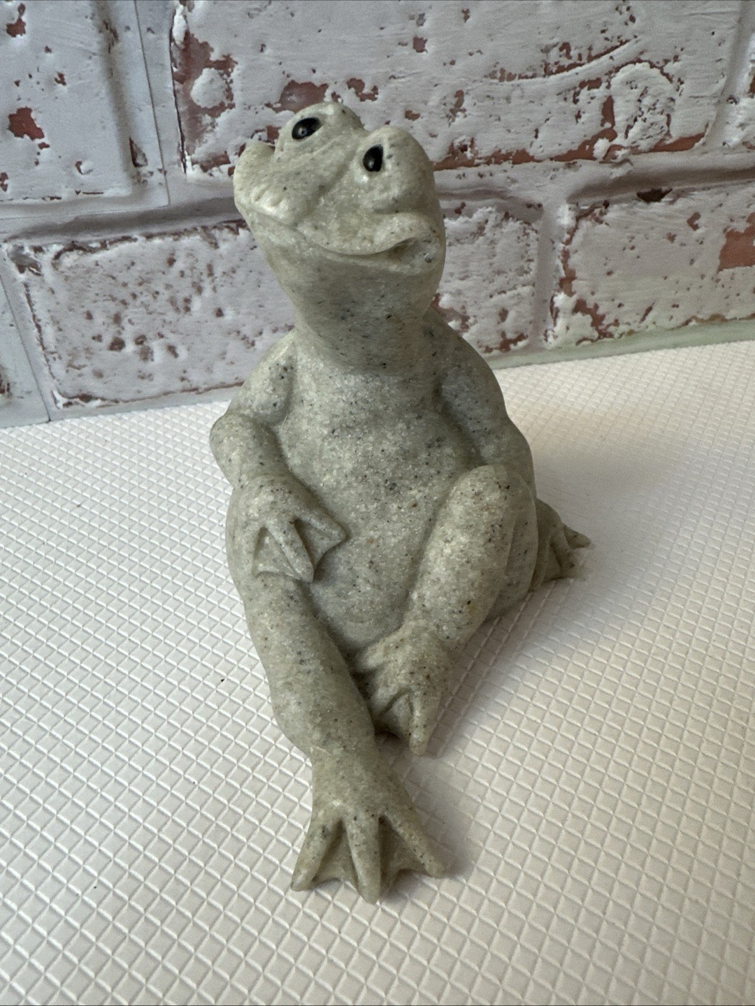 Vintage Quarry Critters Freddie Frog 3.5”Stone Figurine By Second ...