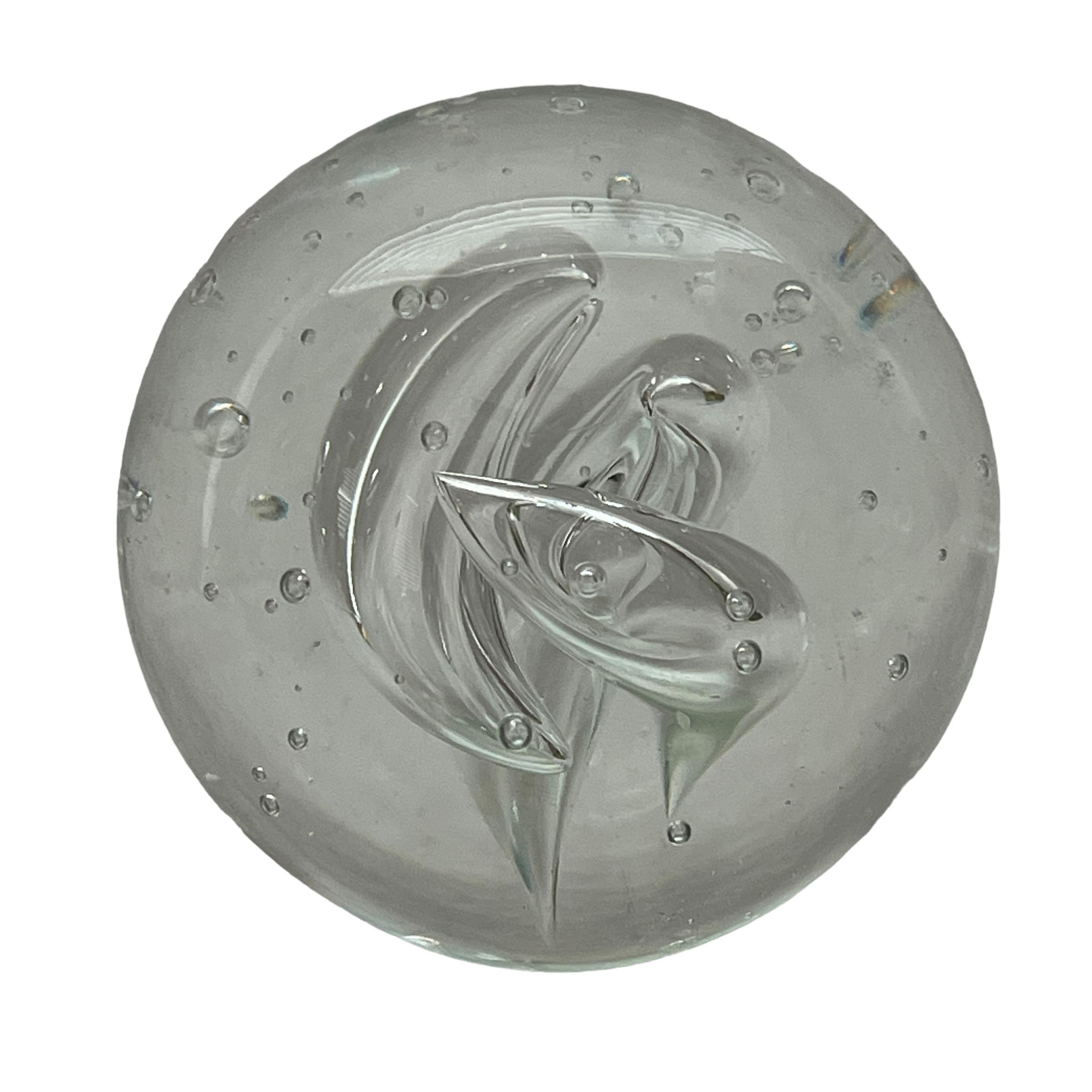 Swirl Paperweight 3"