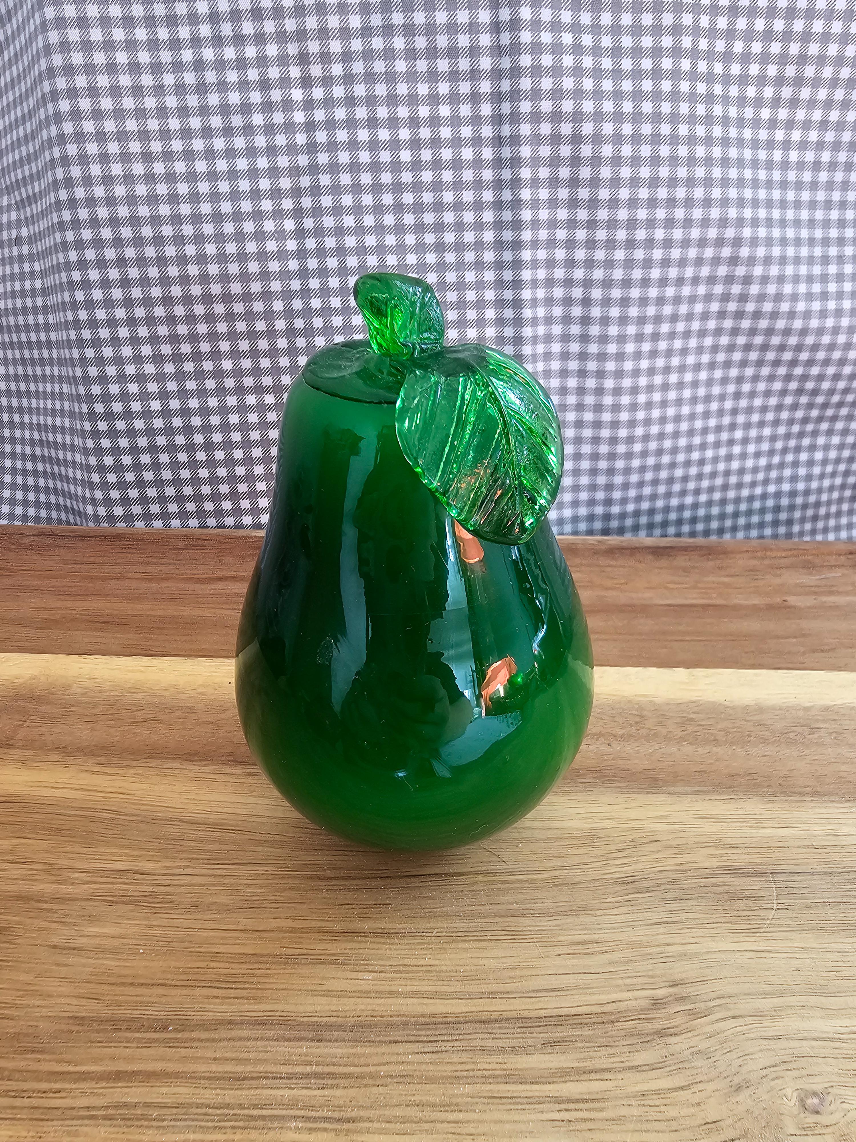 Green Glass Pear