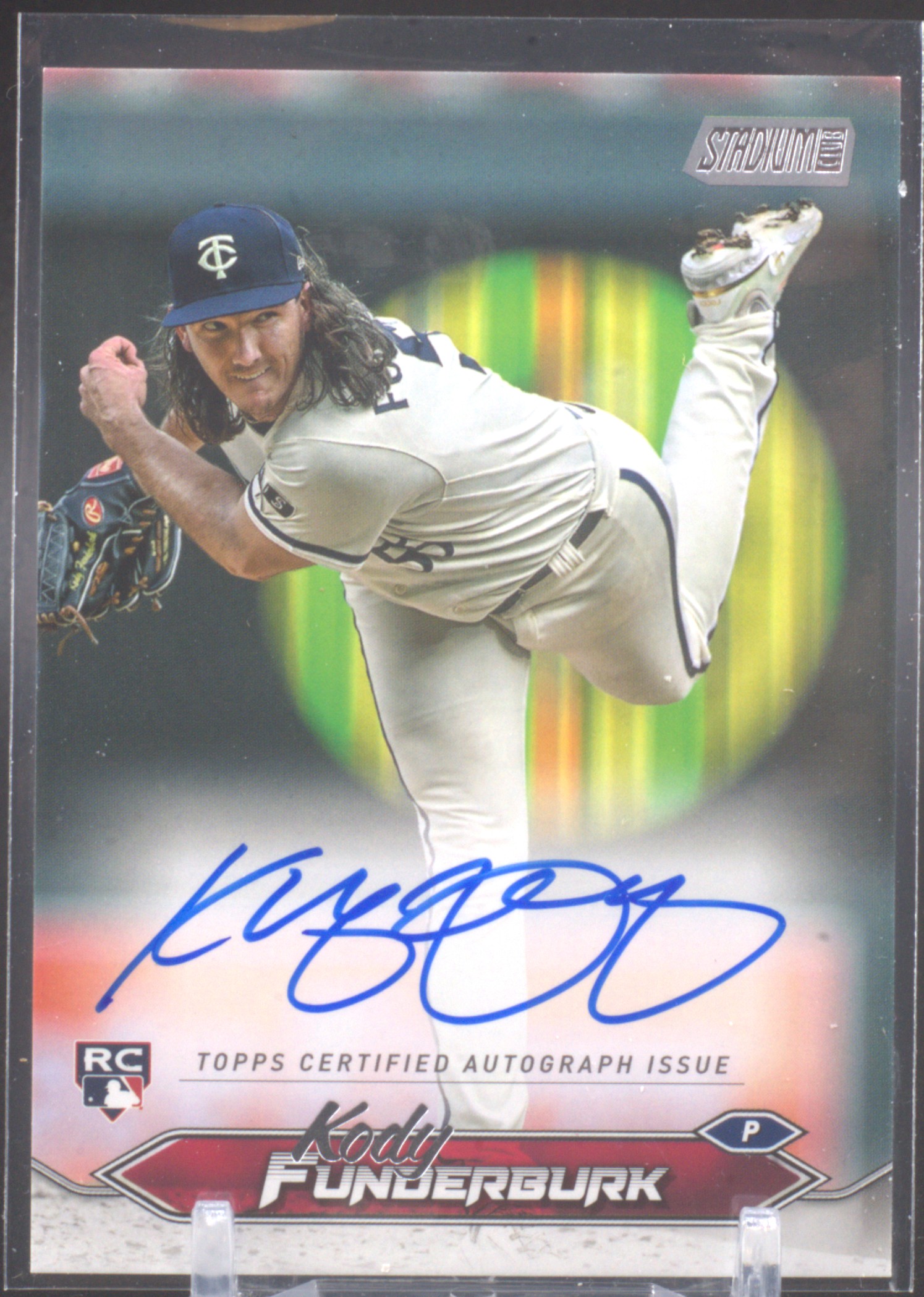2024 Stadium Club Auto Kody Funderburk RC, Minnesota Twins