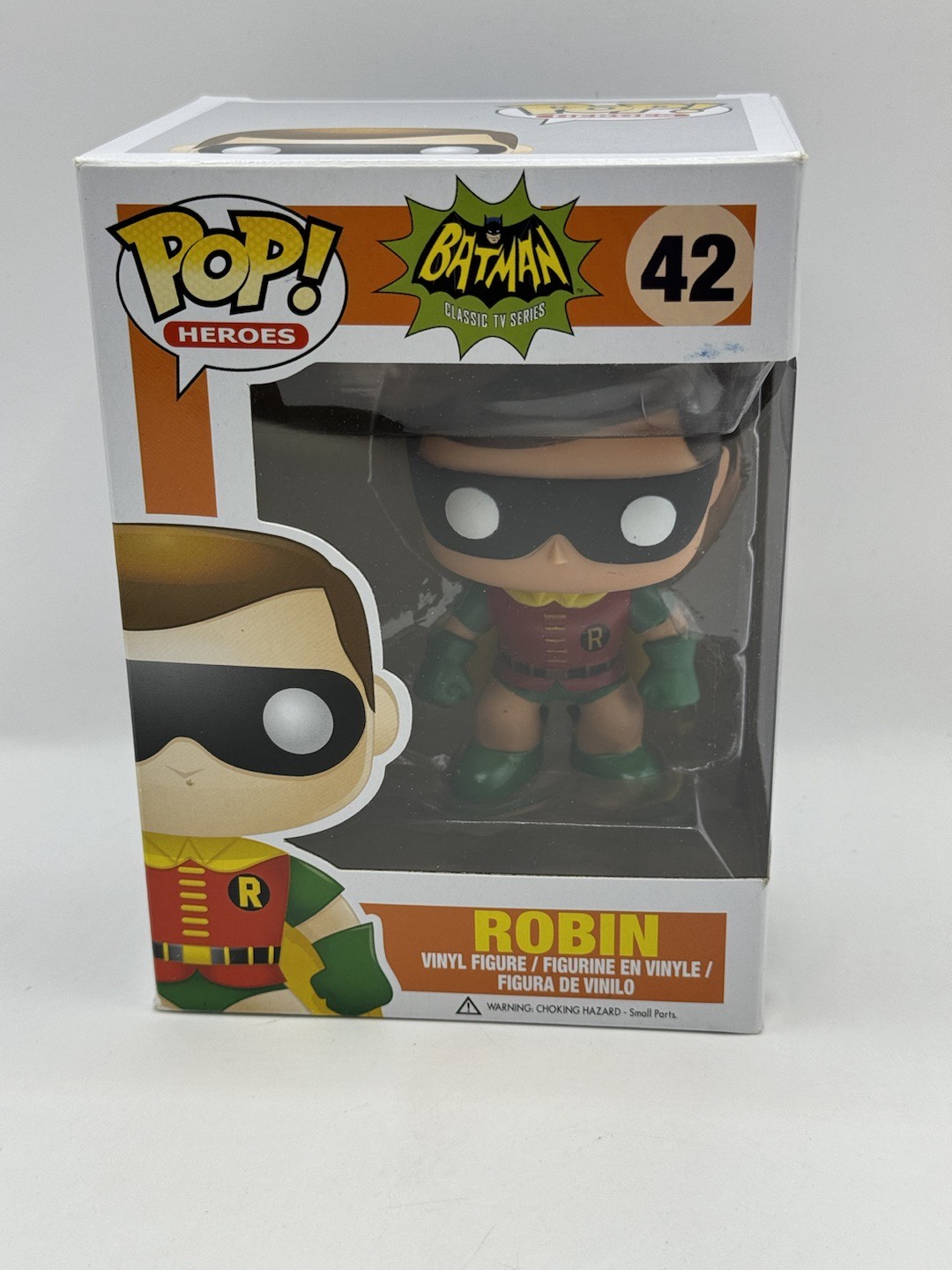 Funko Pop! Vinyl Batman 1966 Robin #42 Burt Ward Boy Wonder 2013 With ...