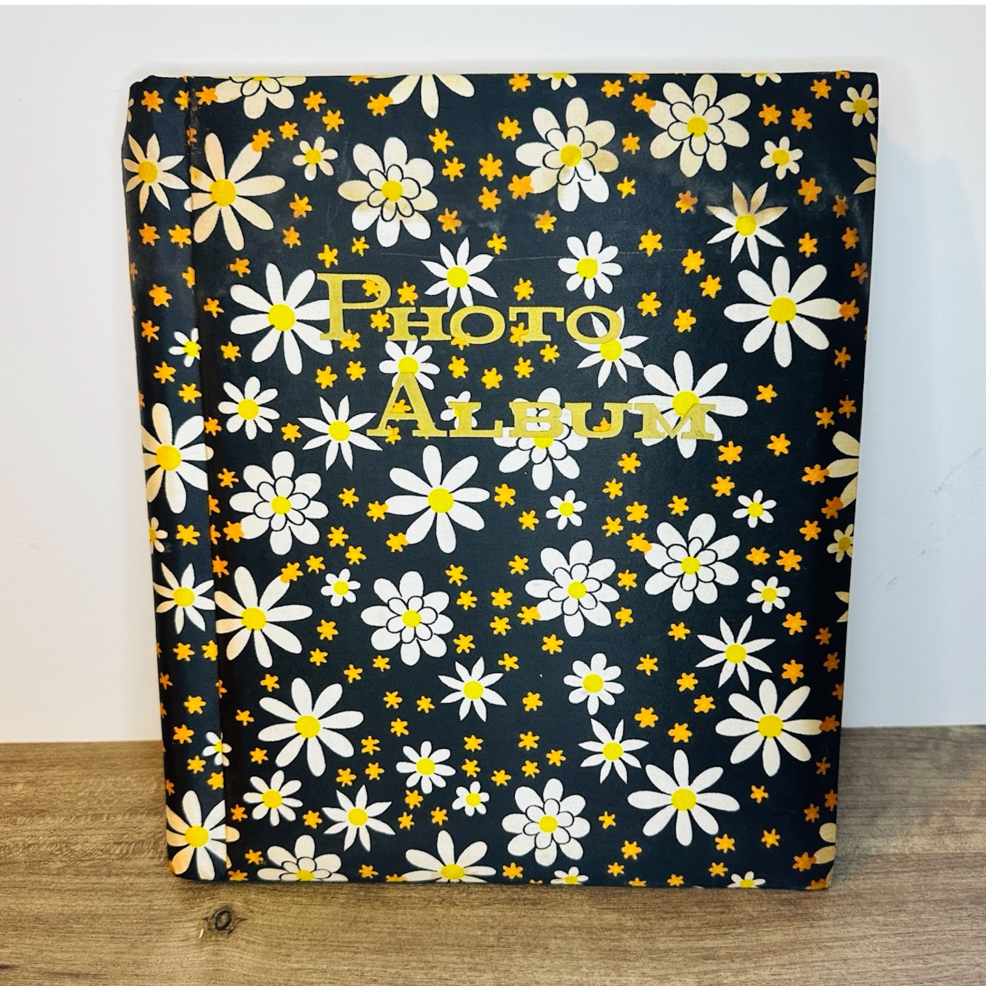 Vintage Flower Power Photo Album With Photos