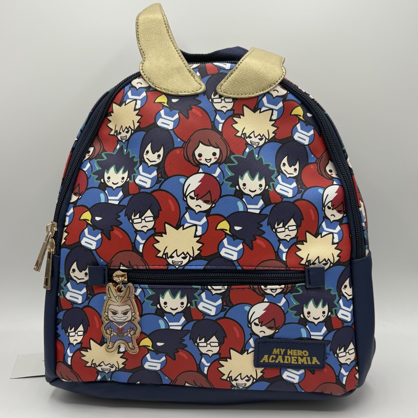 My hero academia All Might character mini backpack brand new bioworld ...