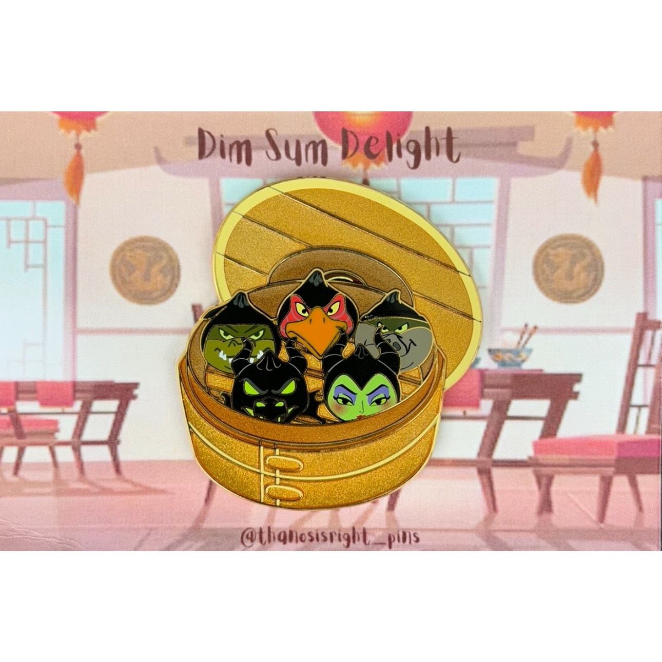 Dim Sum Delight - Maleficent Fantasy Pin