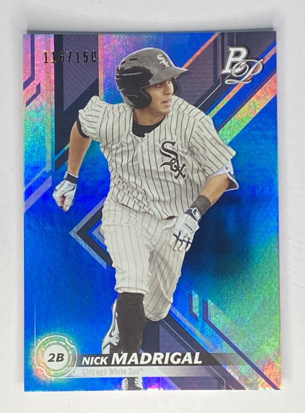 Nick Madrigal 2019 Bowman Platinum Blue 116/150 #TOP-5 Pick White Sox Cubs