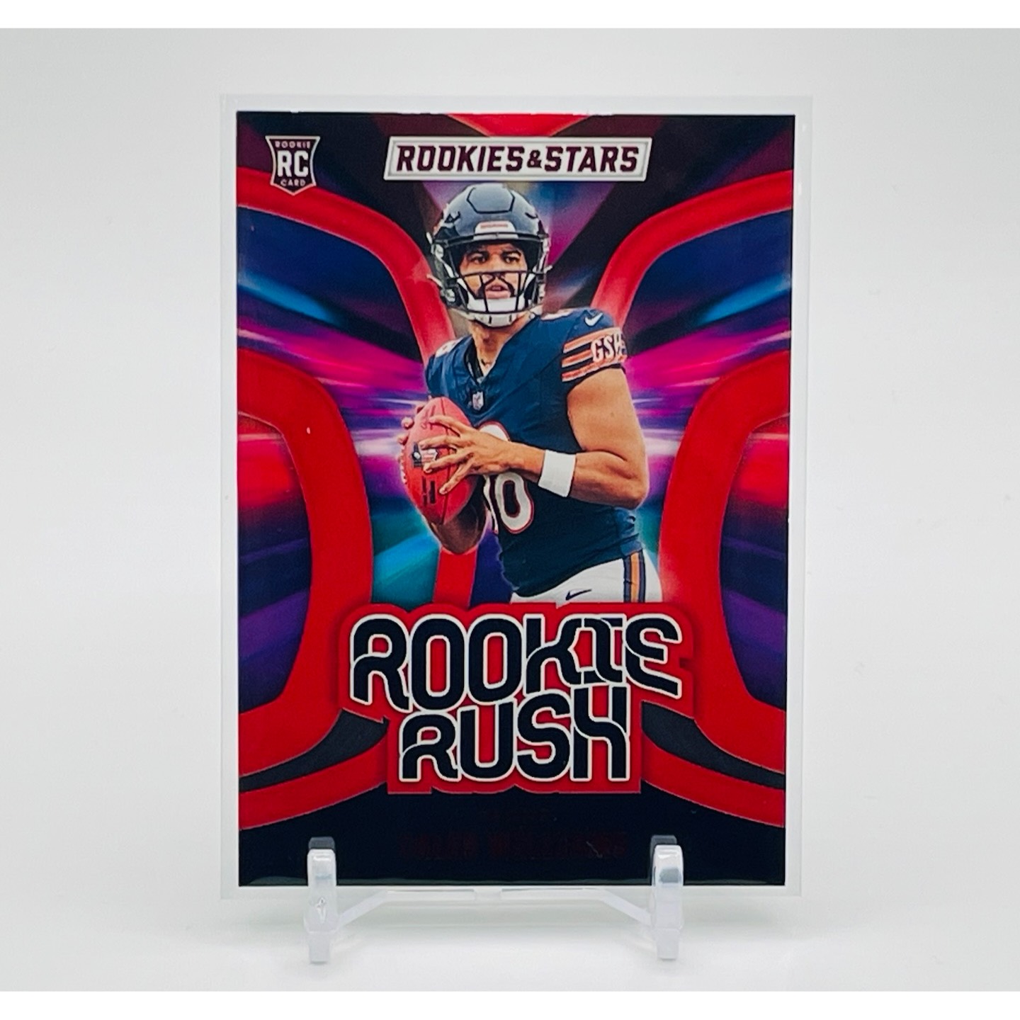 Caleb Williams 2024 Rookies and Stars Longevity Rookie Rush Red ...