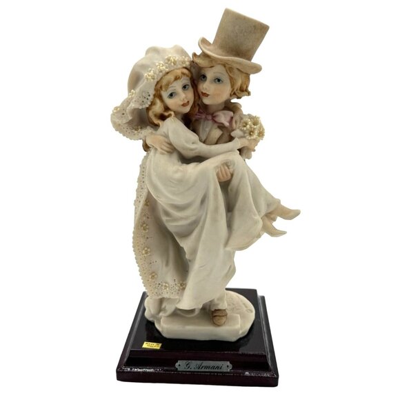 Giuseppe Armani Bride & Groom #1157 Just Married 1973 Signed Figurine ...