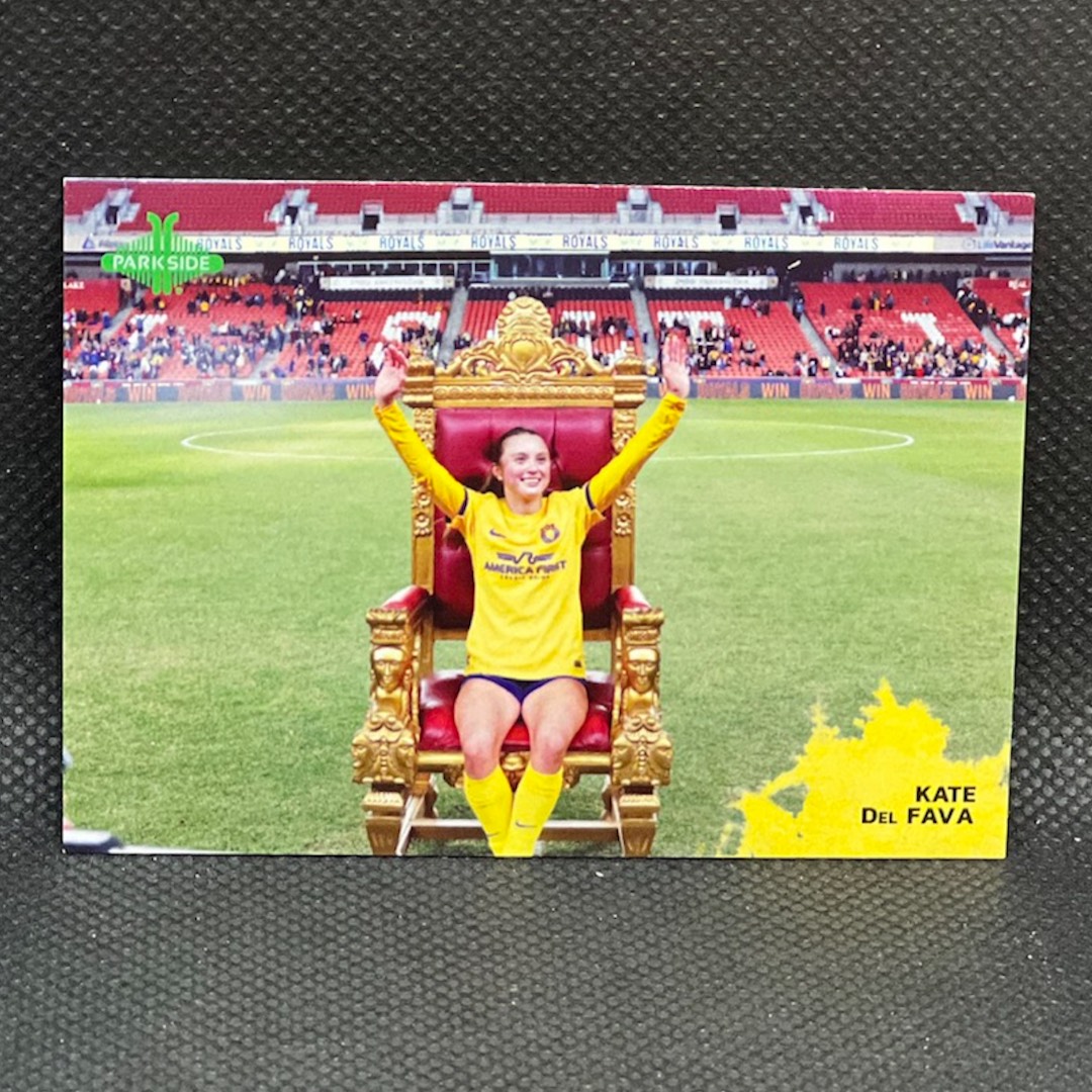 Kate Del Fava 2024 Parkside NWSL Vol 2 Majesty Utah Royals Soccer Card