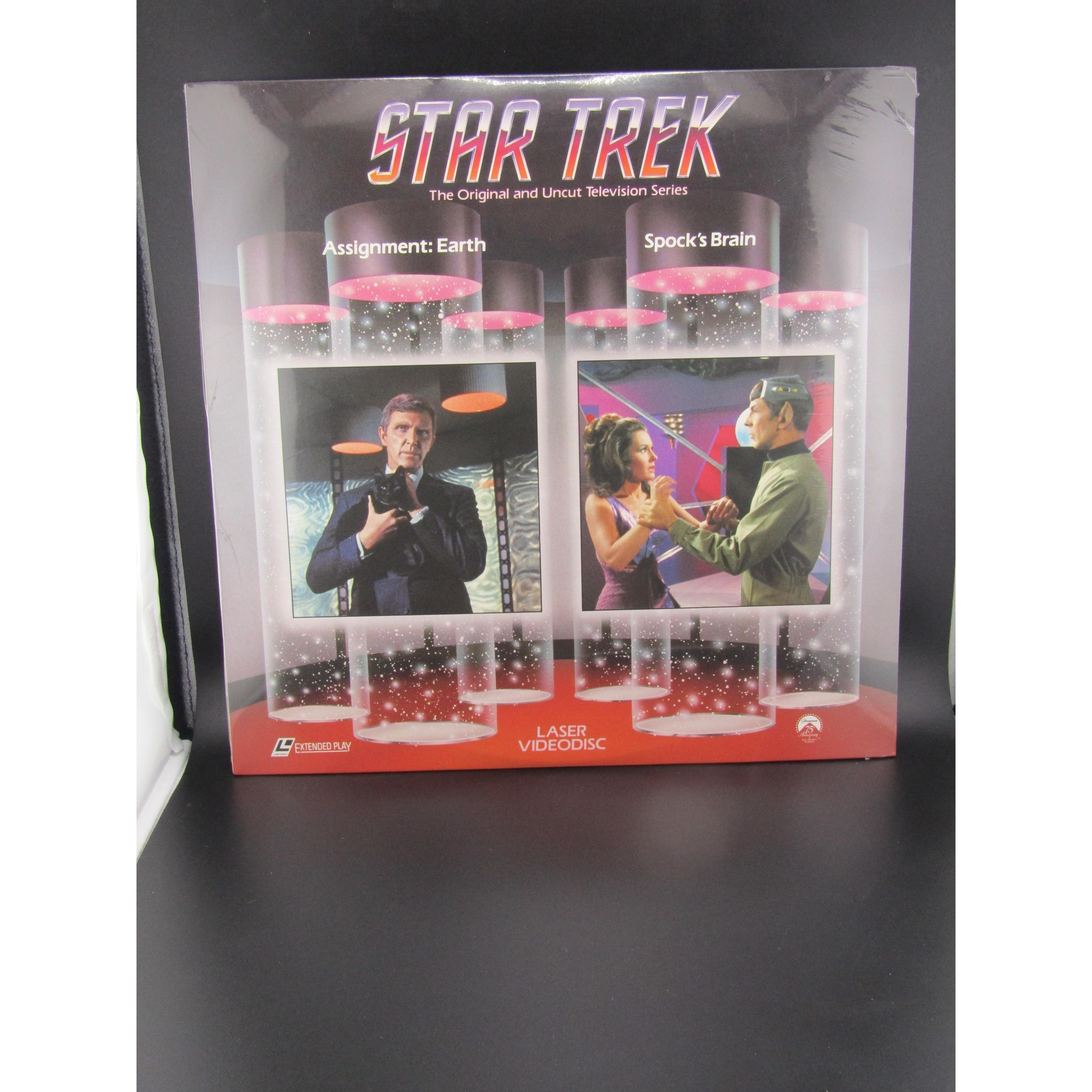 Star Trek Laserdisc: Assignment: Earth & Spock's Brain Sealed