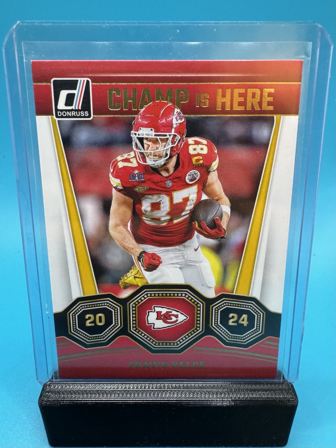 Travis Kelce Donruss Champ Is Here Kansas City Chiefs