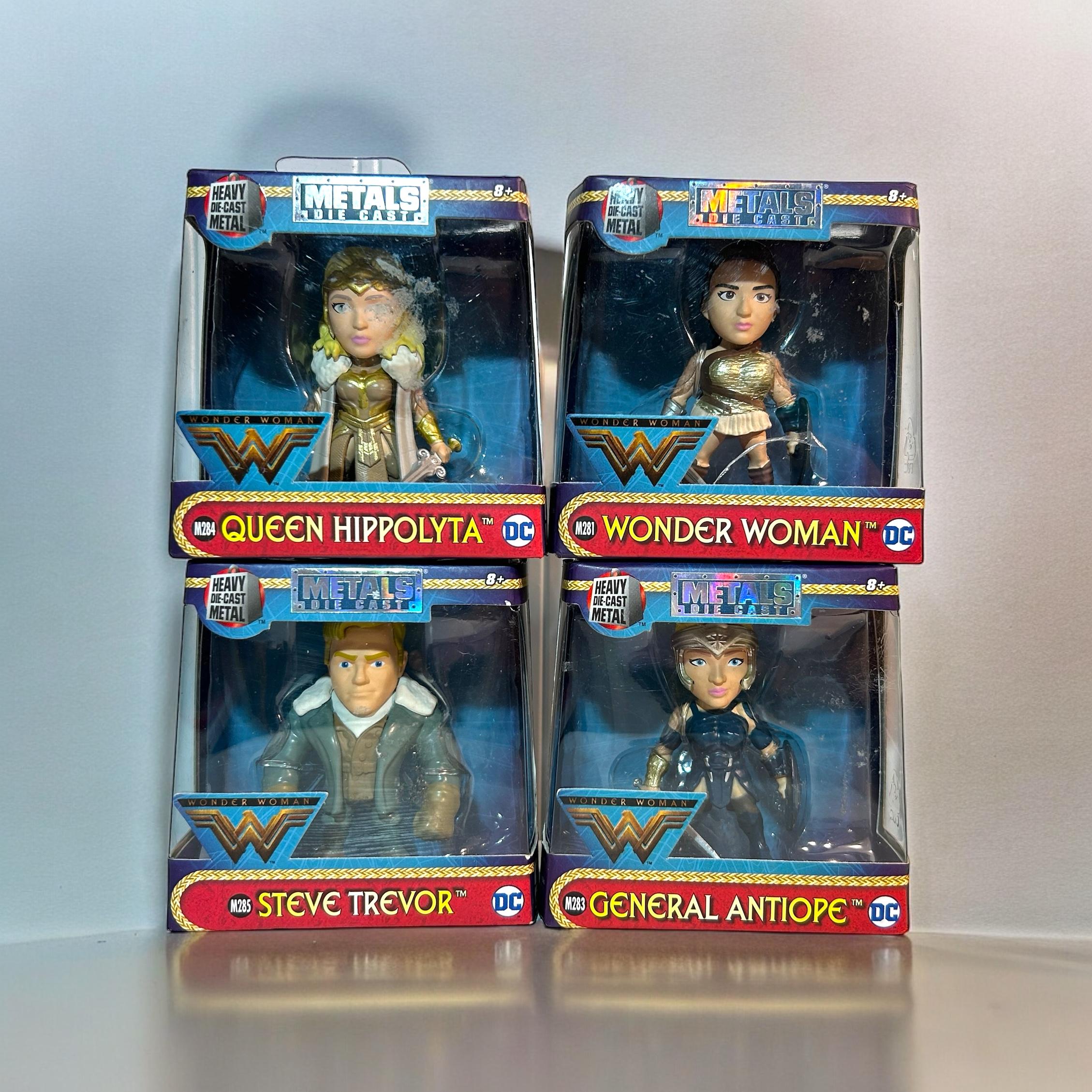 Jada Toys Metals Die Cast Wonder Woman 4 Assorted Figurines