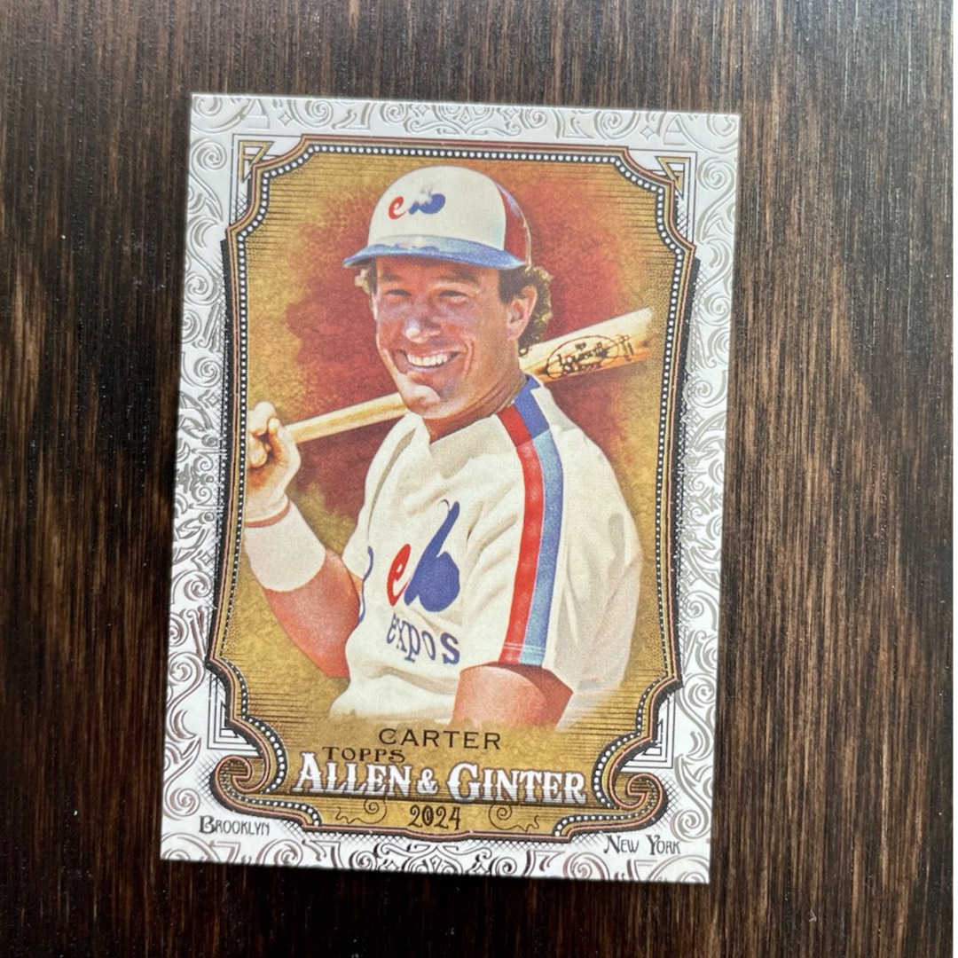 Gary Carter (Montreal Expos) 2024 Allen & Ginter Foil Filagree