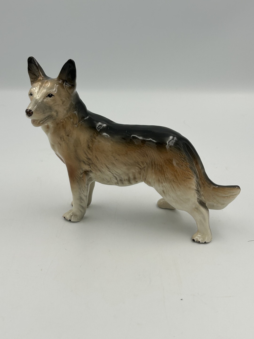 Vintage Melba Ware Alsatian German Shepherd, Dog Figurine, England