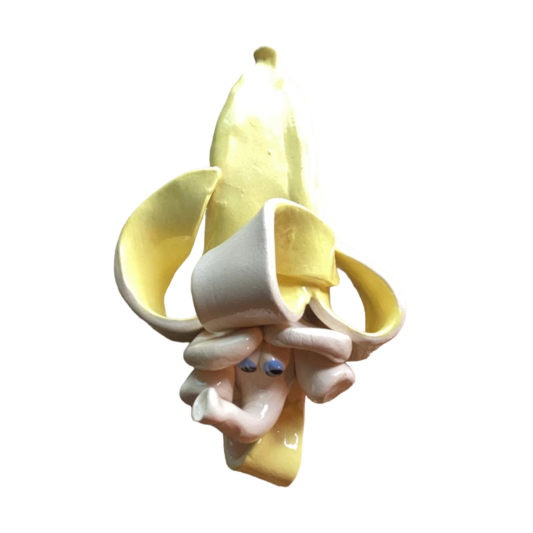 04. Peeled Banana With Derpy Elephant Trunk Up Hobbiest Piece Signed EP