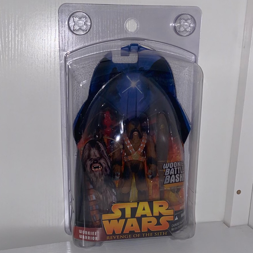 Star Wars Revenge Of The Sith Wookie Warrior Action Figure 2005