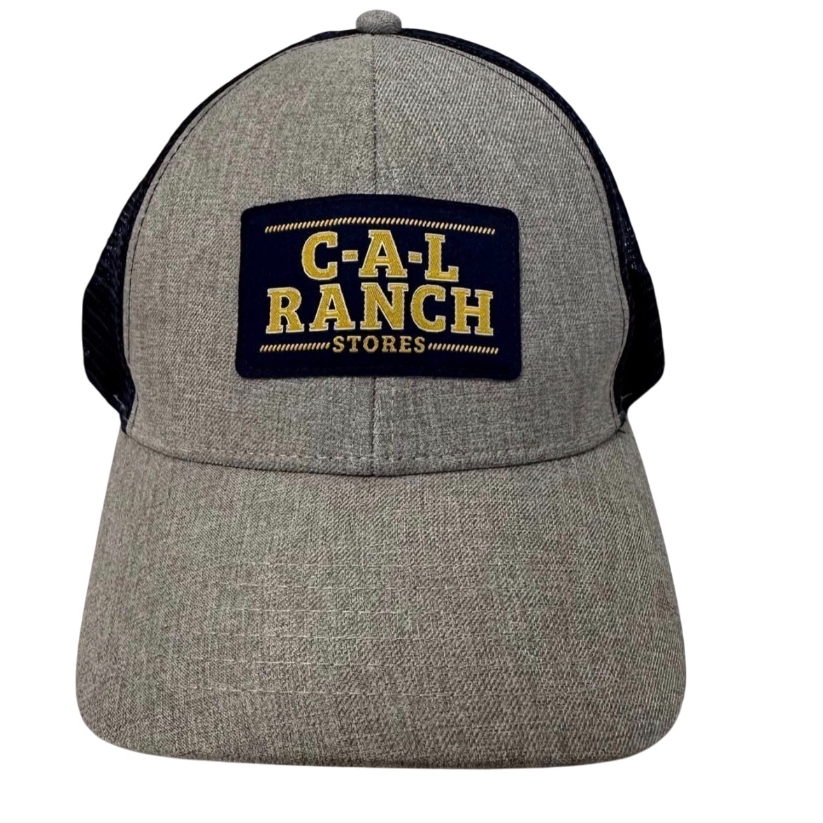 Cal Ranch Stores Patch Logo Farming Goods Heather Gray Trucker Style ...