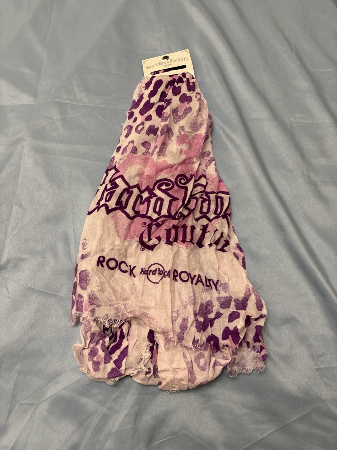 Hard Rock Couture Cafe Animal Print Scarf