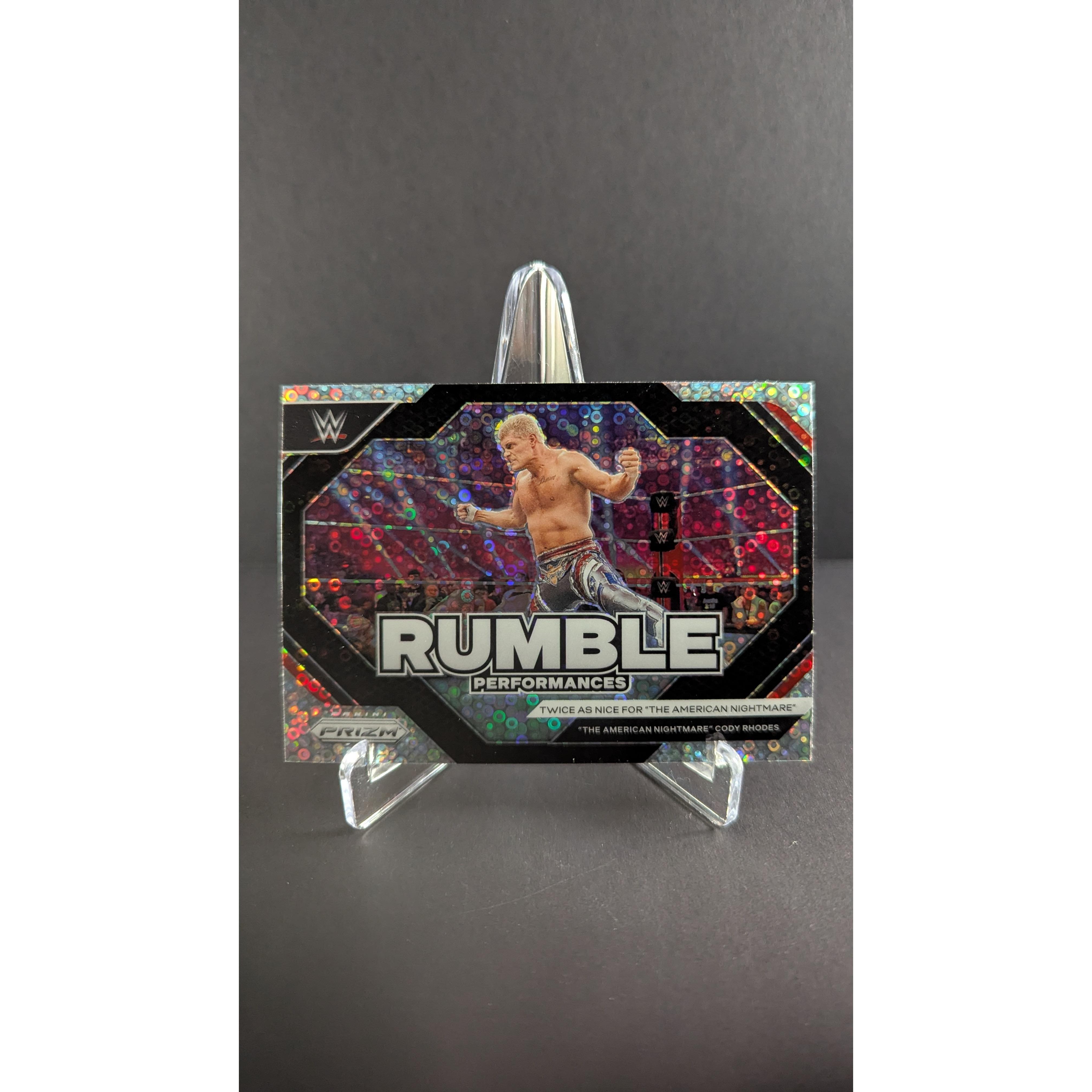Cody Rhodes 2024 WWE Panini Prizm DISCO Rumble Performance
