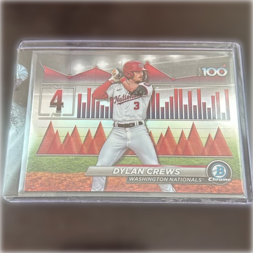 2024 Bowman Scouts Top 100 - Dylan Crews BTP-4 - Washington Nationals