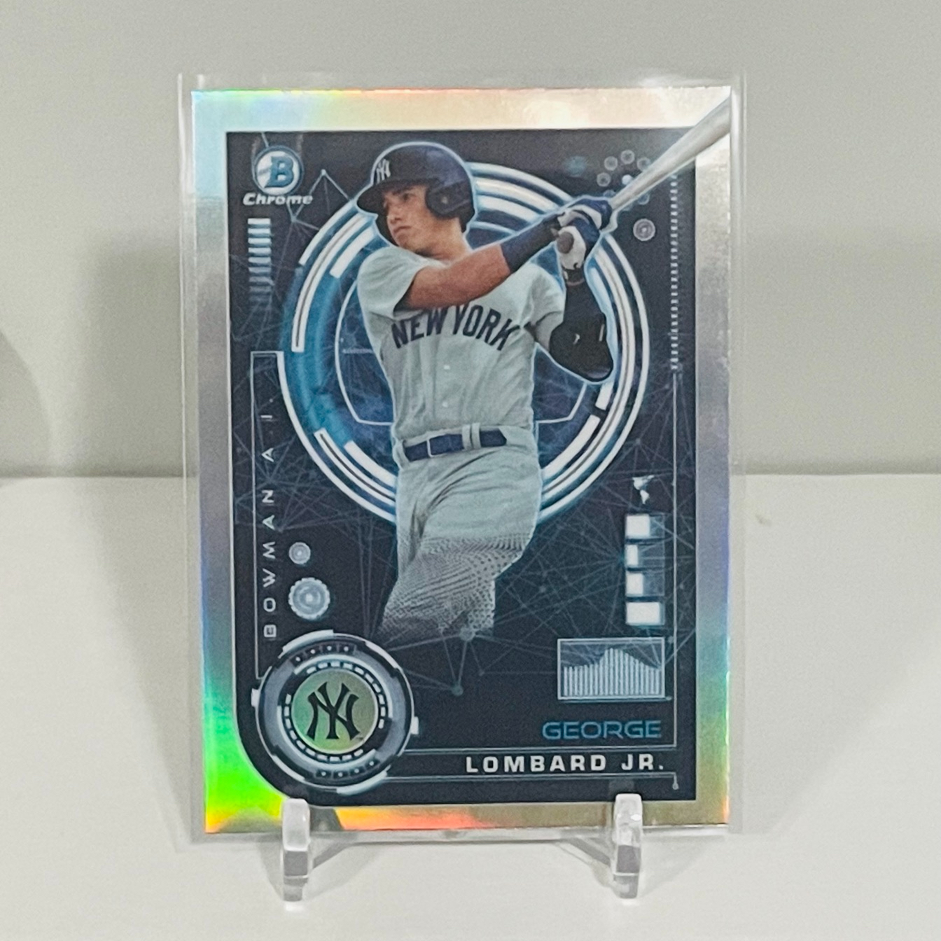 Jacob Wilson Rookie Card 2024 BOWMAN CHROME BCP-79 George Lombard JR ...