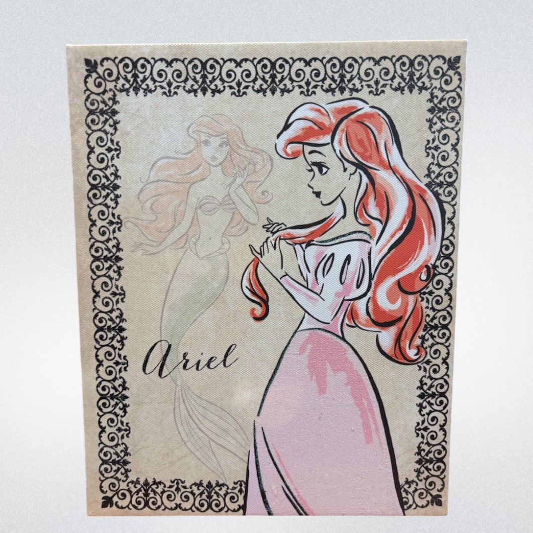 Ariel, “The Little Mermaid” Canvas Print