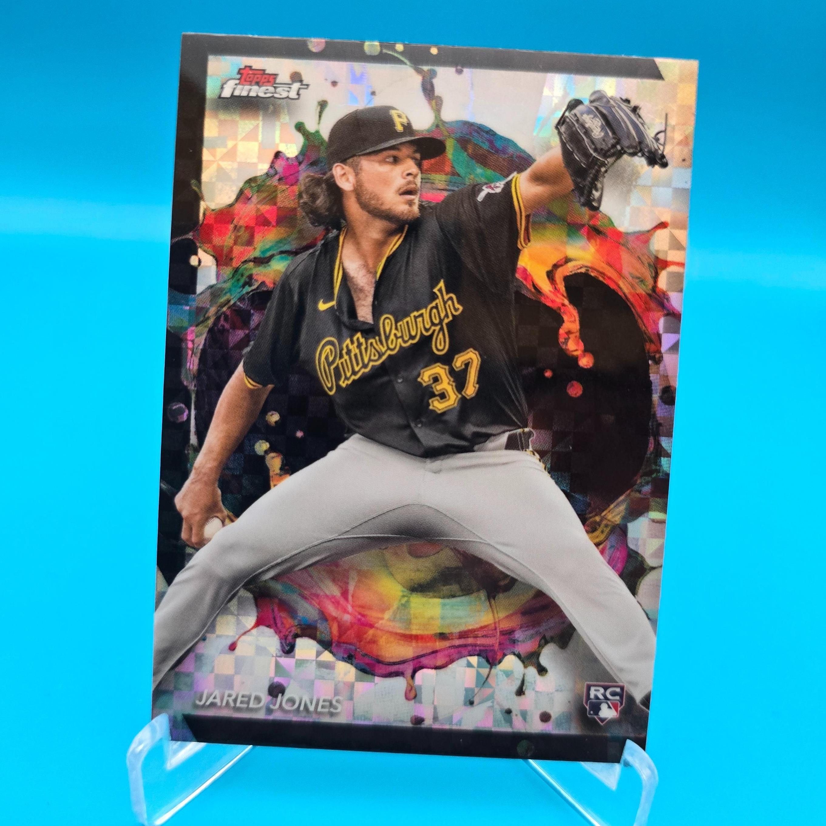 Jared Jones 2024 Topps Finest Rare Checkerboard RC Pittsburgh Pirates
