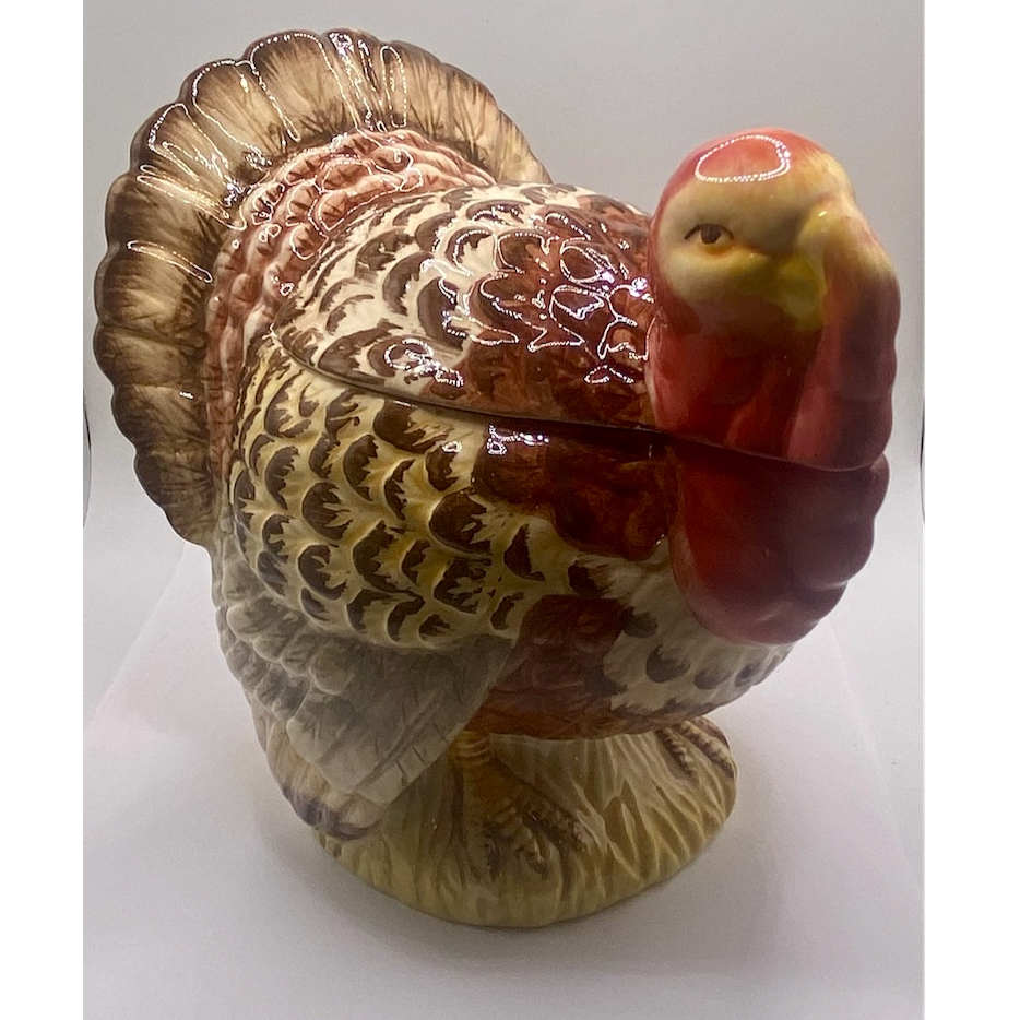 353. Vintage BICO Turkey Tureen With Lid