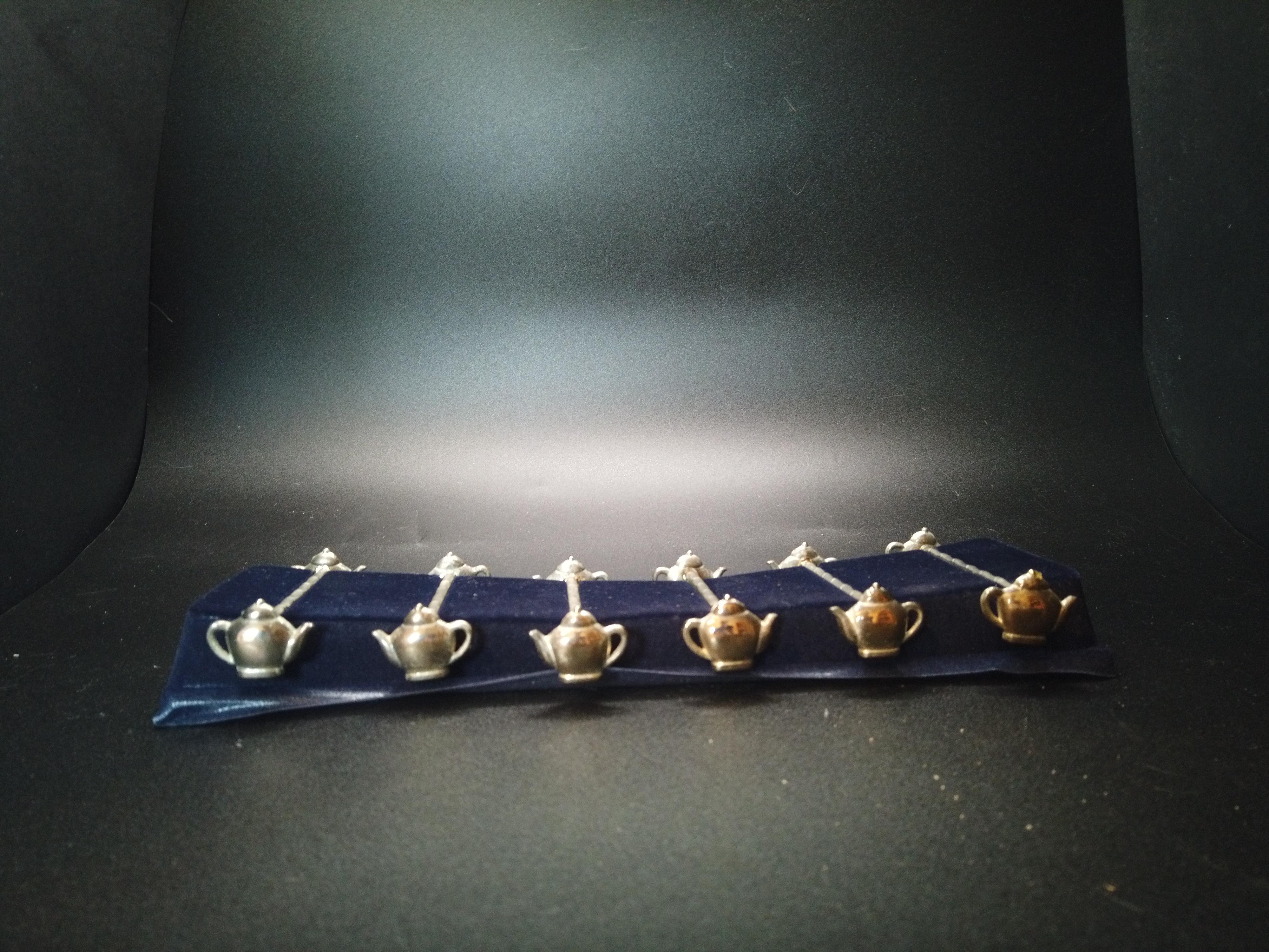 French Knife Rests Silver Plate Vintage Table SET of 6