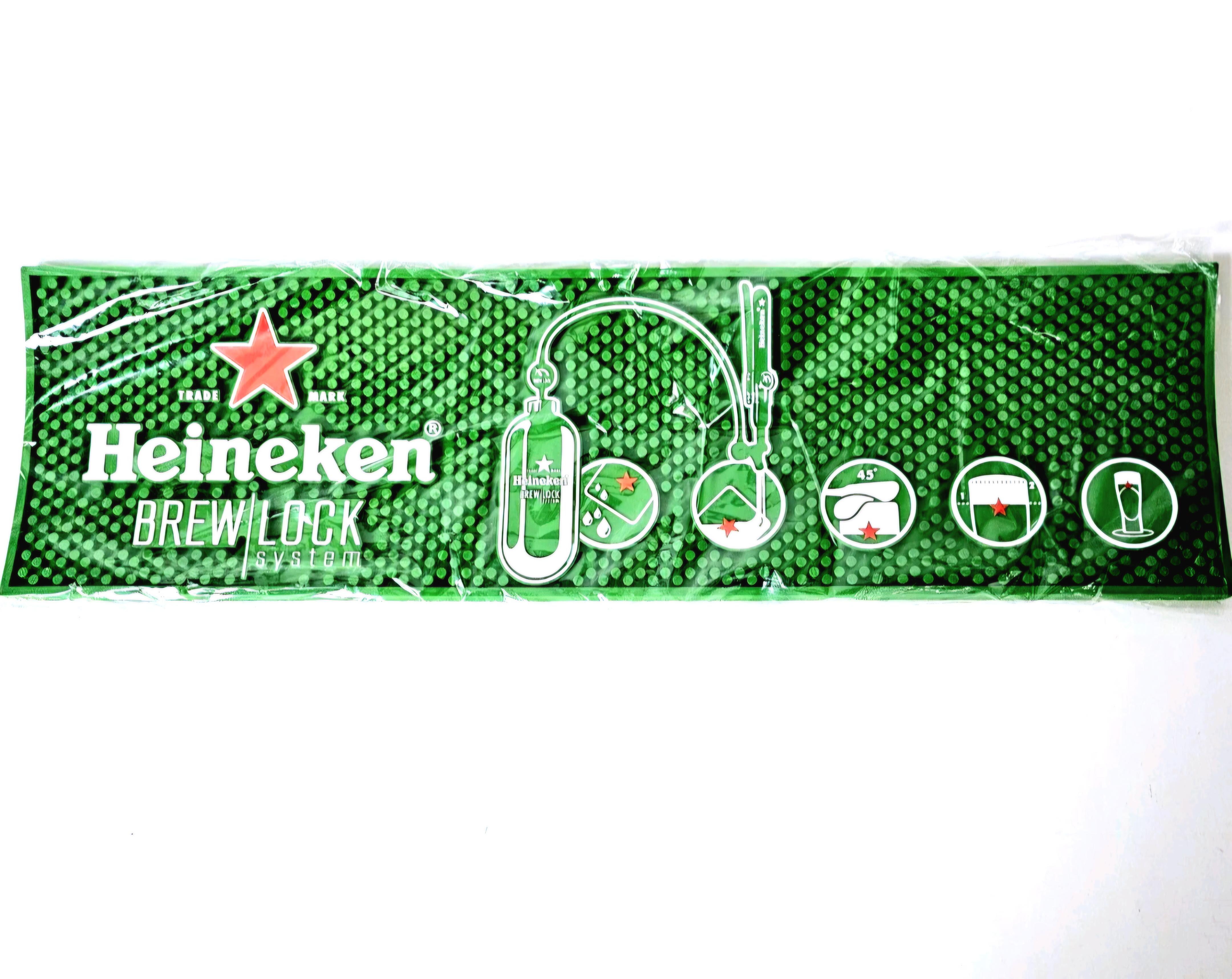 Heineken Red Star Brew lock Bar Matt Green Bar Partio Man Cave Game Day ...