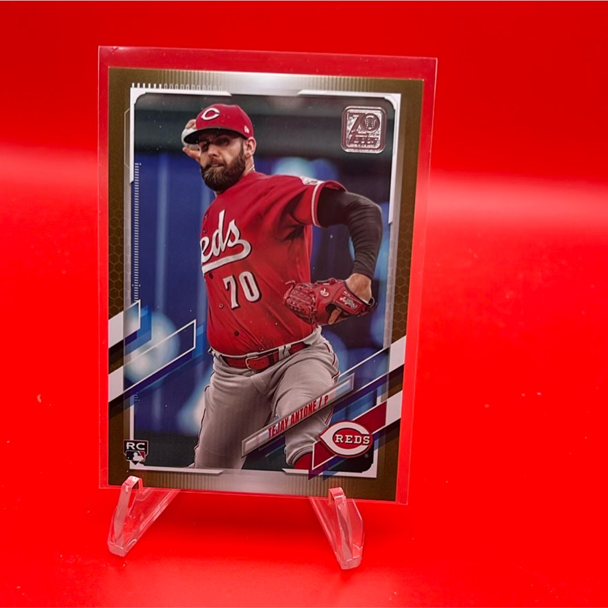 Tejay Antone 2021 Topps Series 2 Gold Parallel RC 1591/2021 Cincinnati Reds
