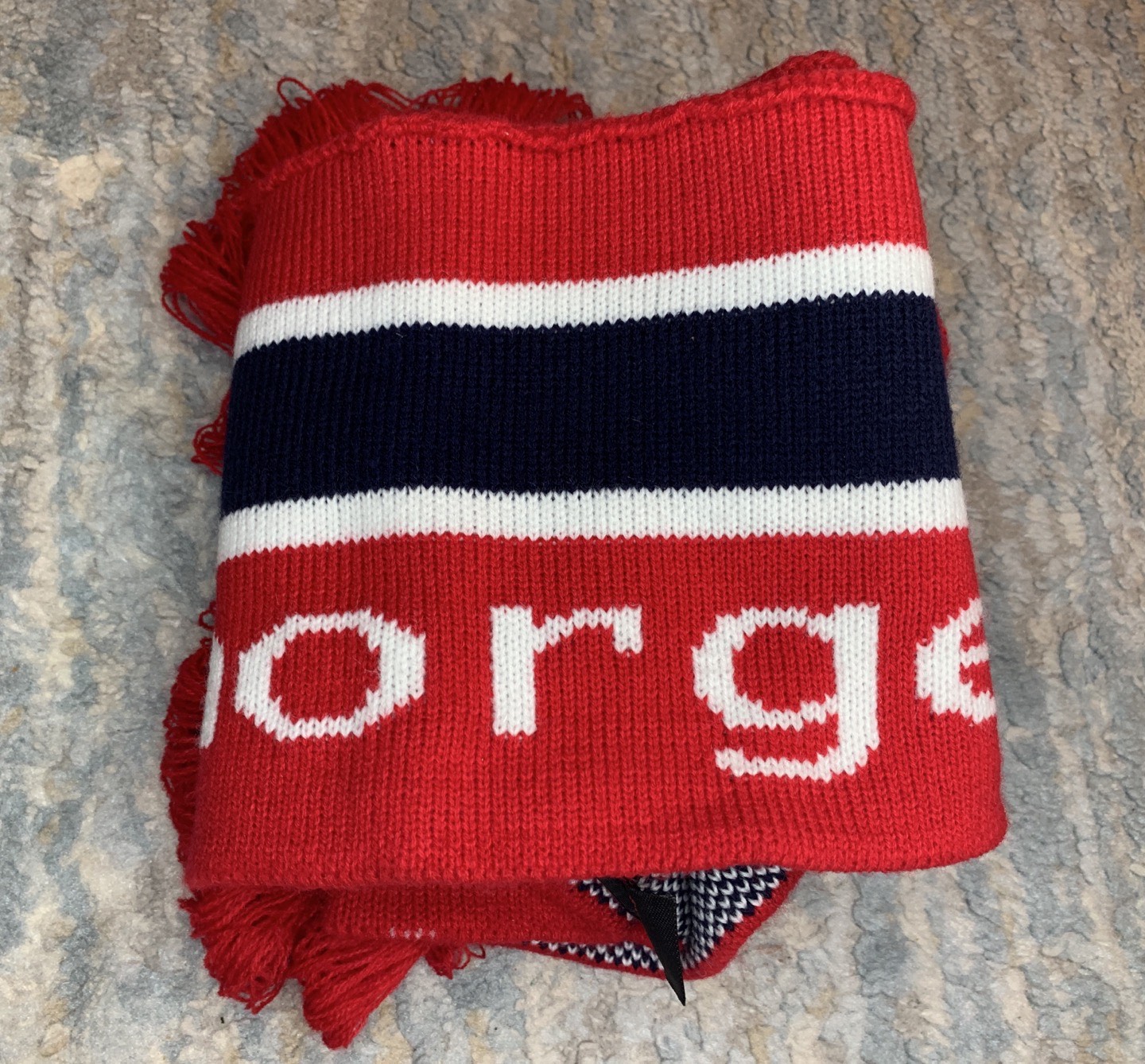 Norge Country Flag Design Long Scarf / Norway