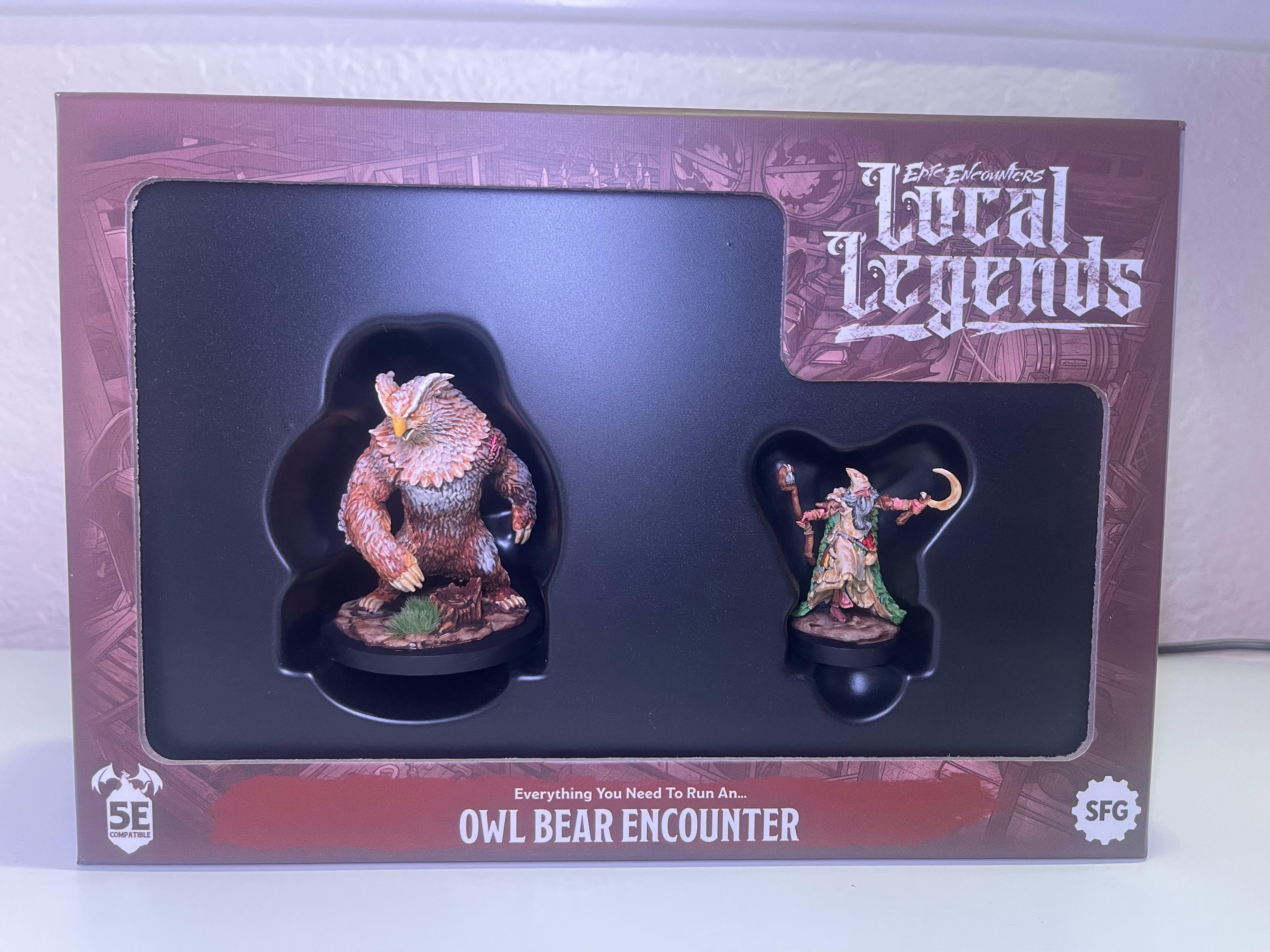 Epic Encounters - Local Legends (Owlbear) Steamforged FULLY PAINTED