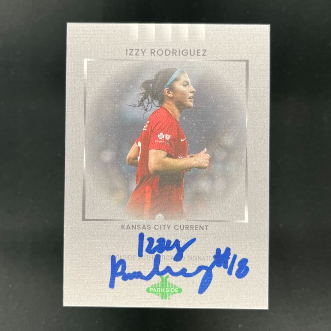 Izzy Rodriguez 2022 Parkside Paramount NWSL Autograph /25 Soccer Card