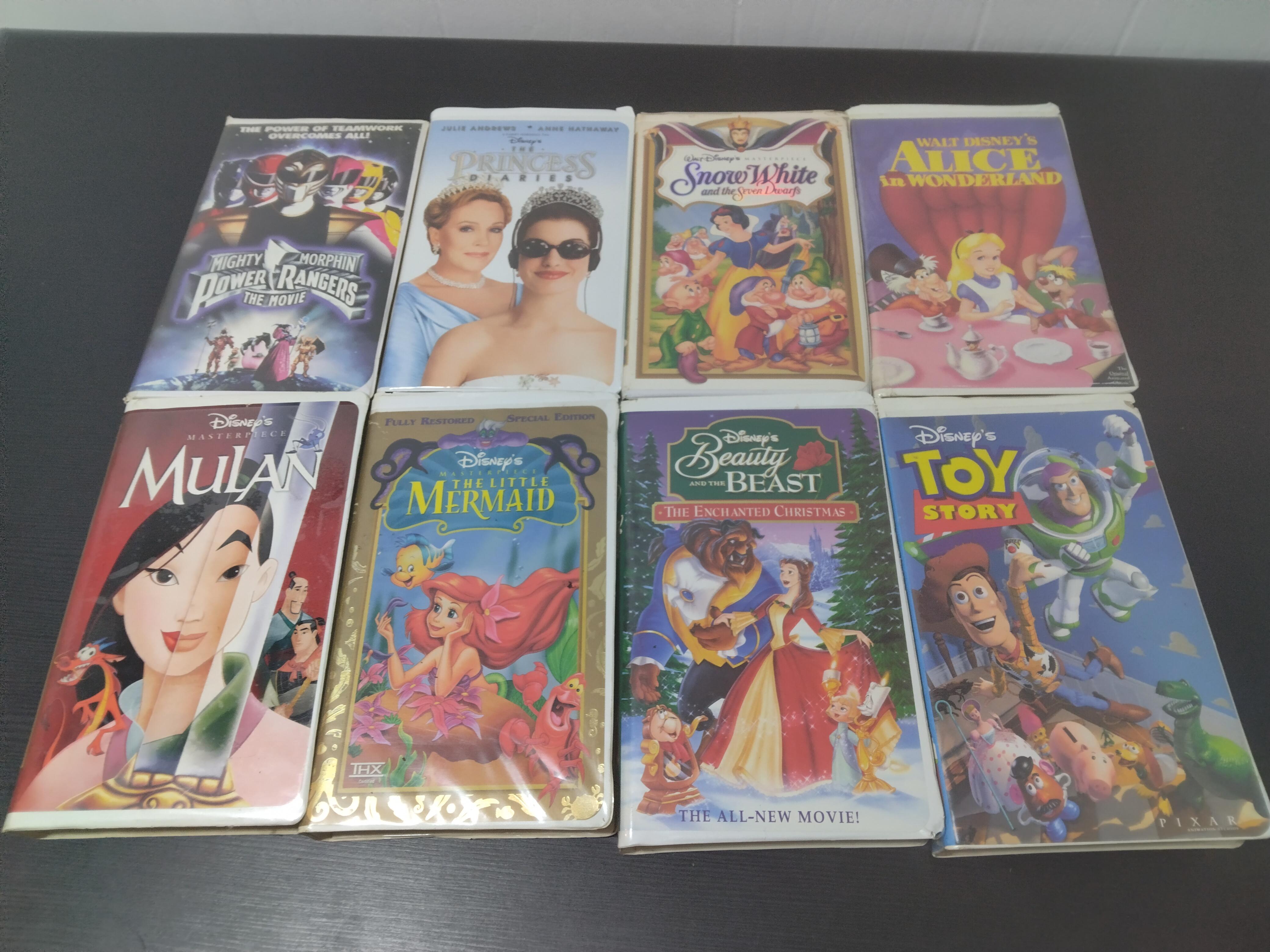 8 Children's VHS Tapes