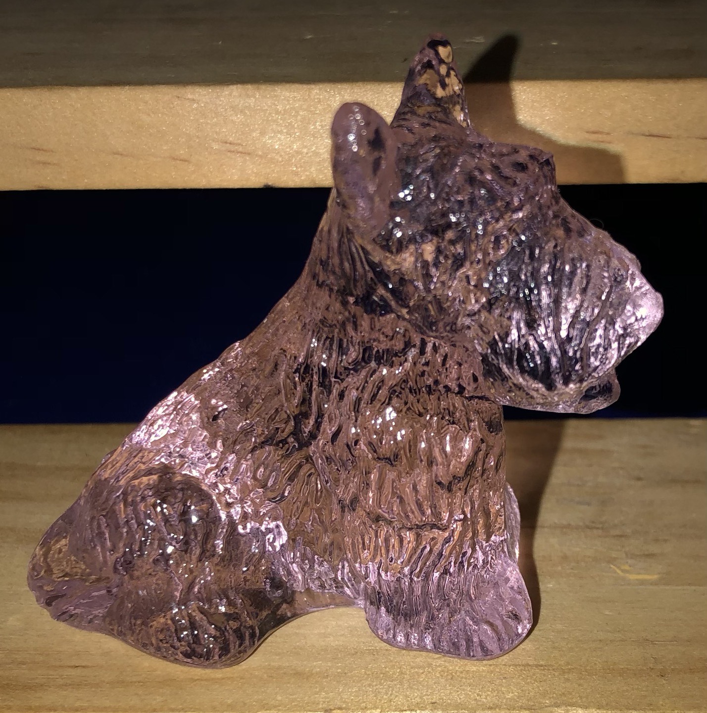 #22- Boyd Art Glass Duke The Scotty Dog As Pictured