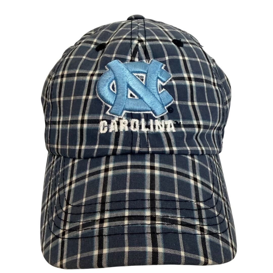 North Carolina Tar Heels NCAA Blue Plaid Captivating Headwear ...