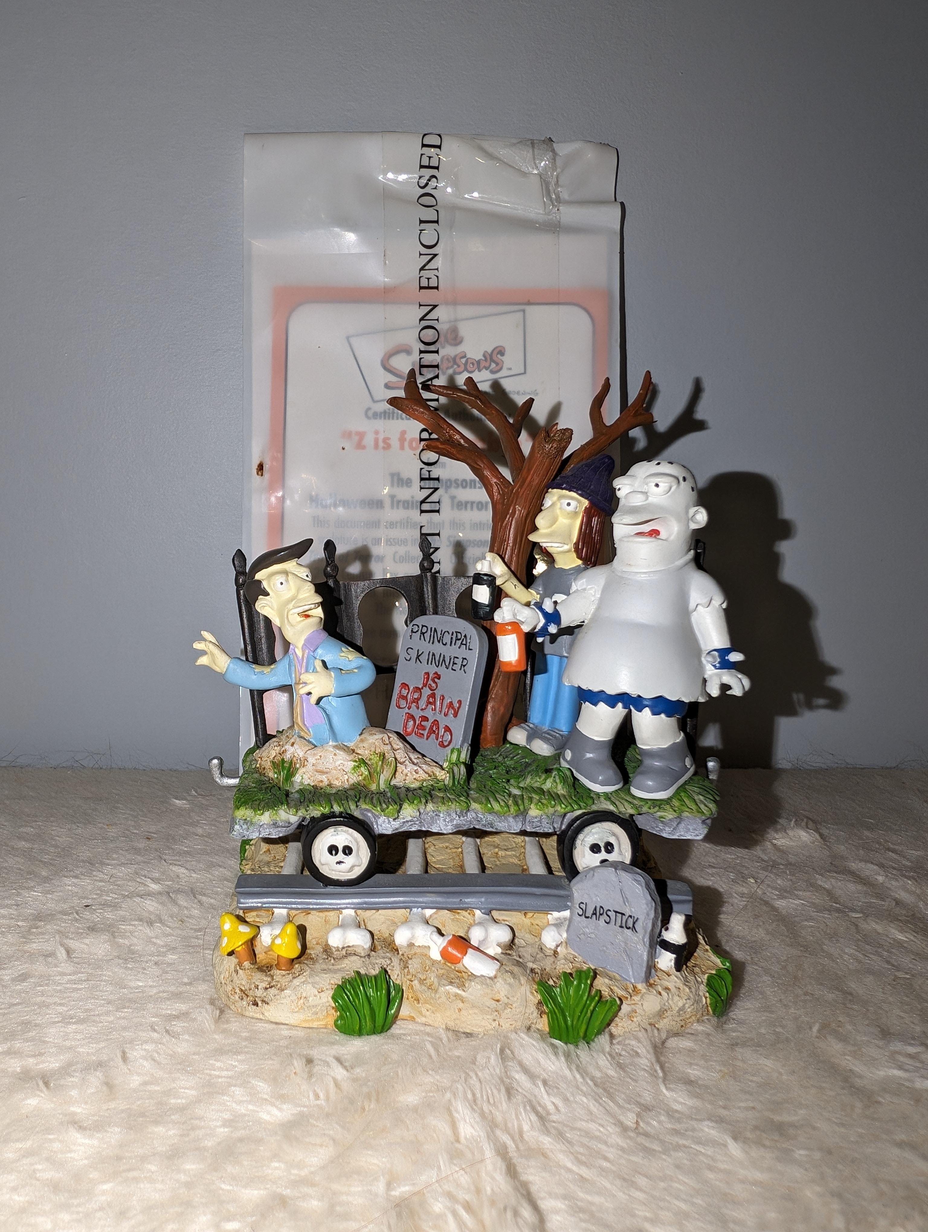 Simpsons Z Is For Zombie Train Piece Treehouse Of Horror Hamilton ...