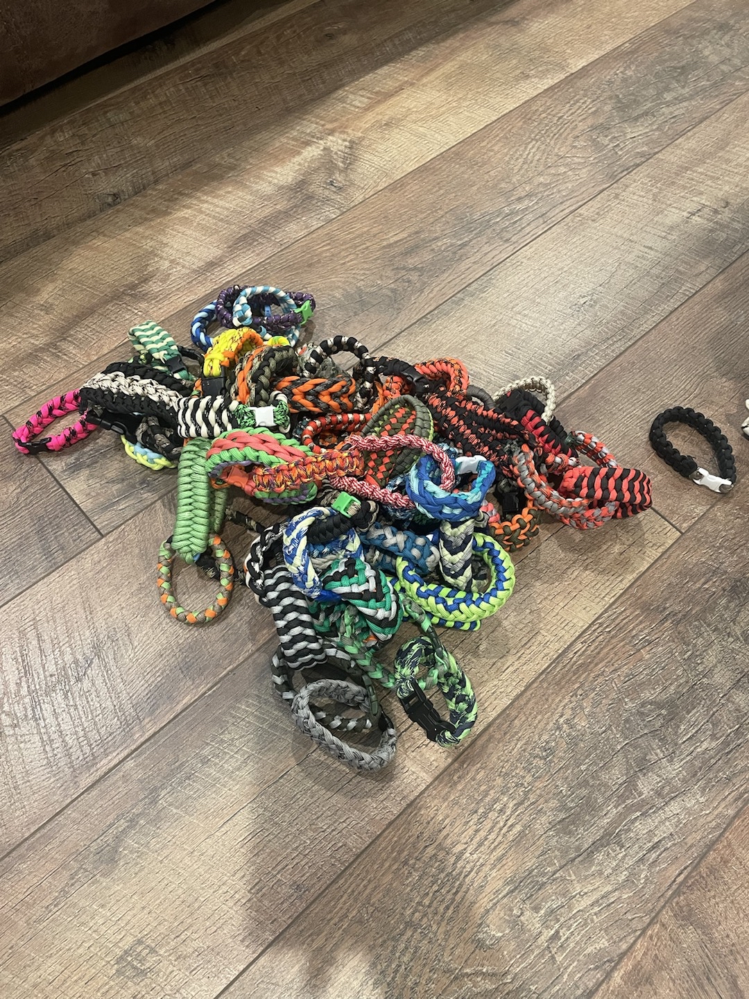 Lot Of 66 Power Cord Bracelets New