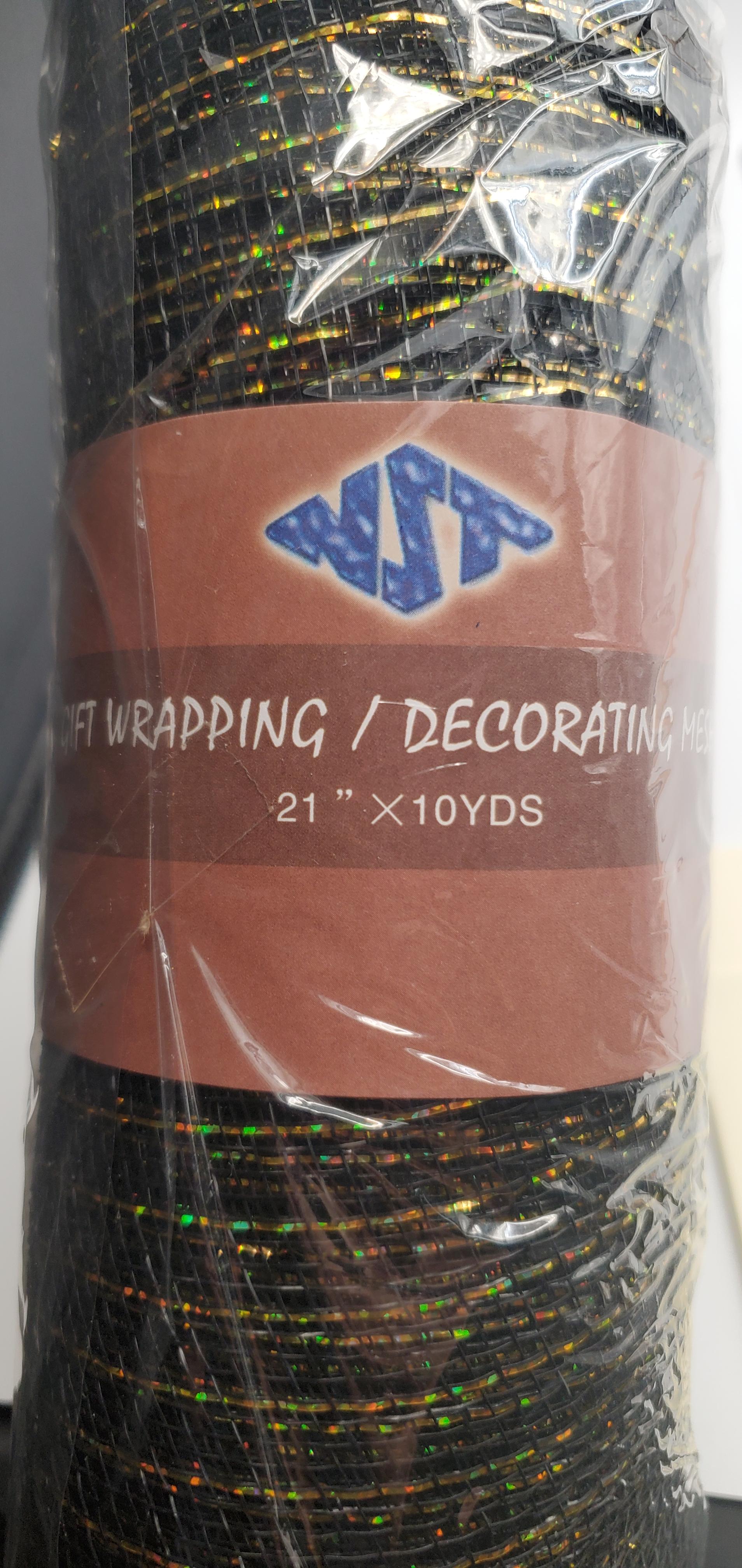 Sparkling Black Mesh Roll