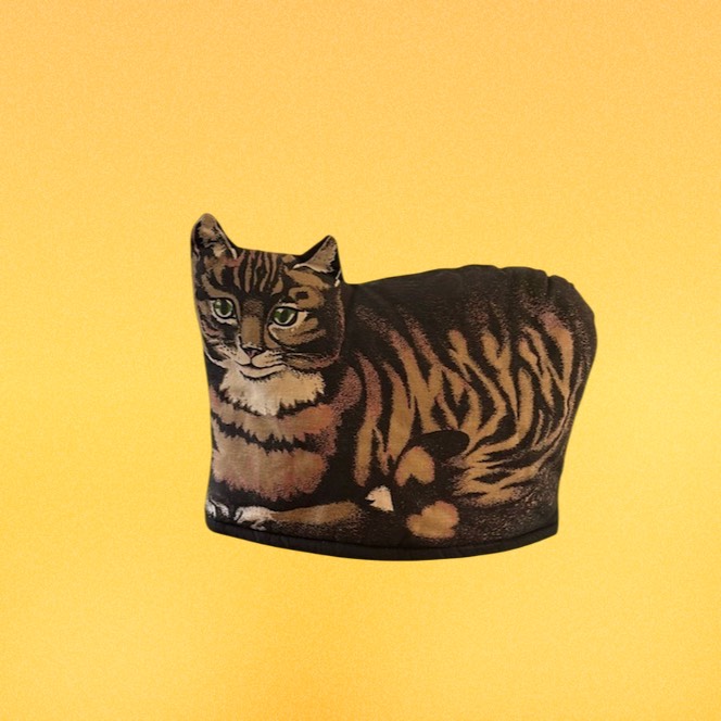 Cool Vintage Cat Tea Cosy by Sari Fabrics of England