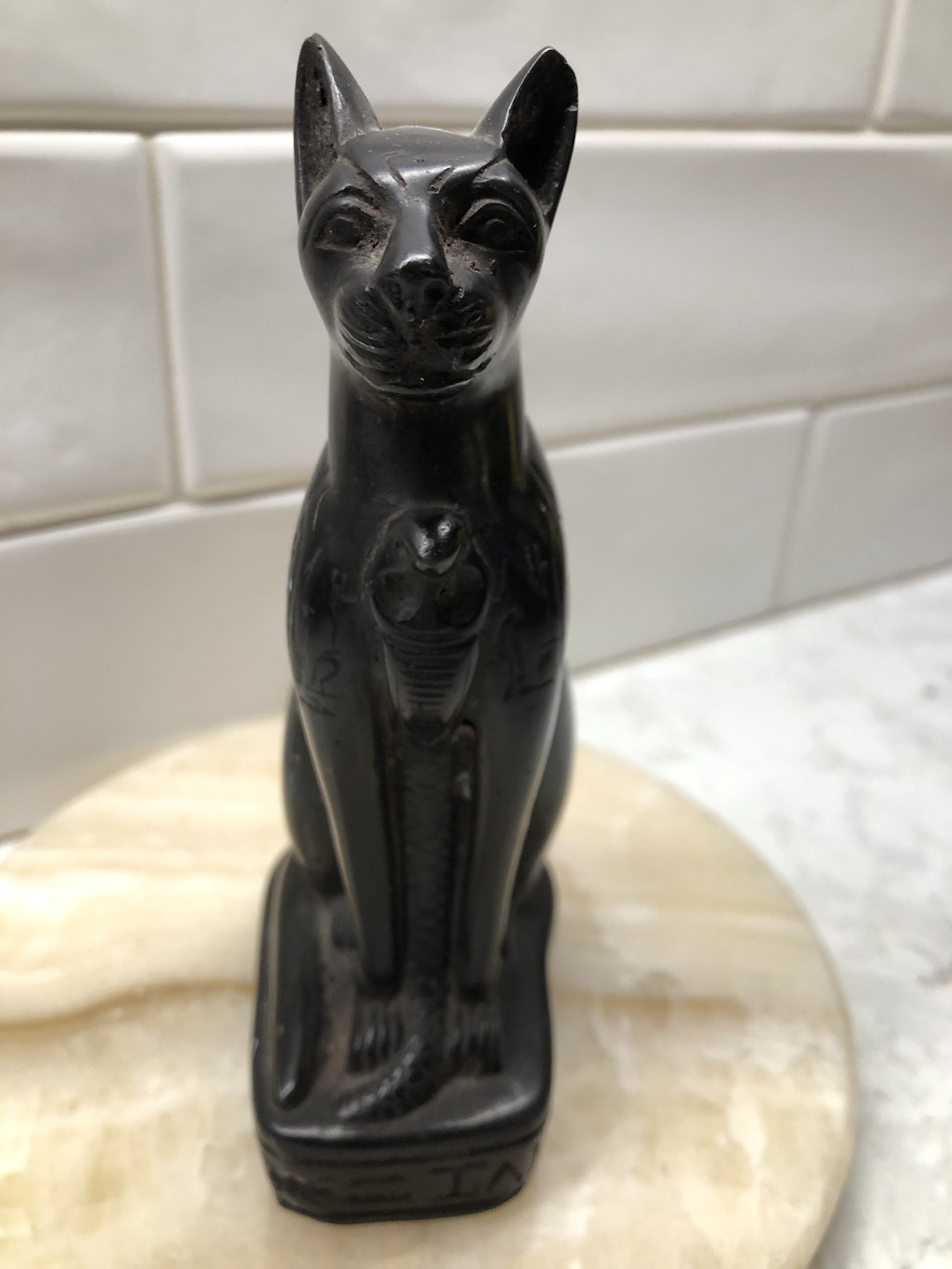 Statue Of Bastet, Egyptian Cat Goddess.