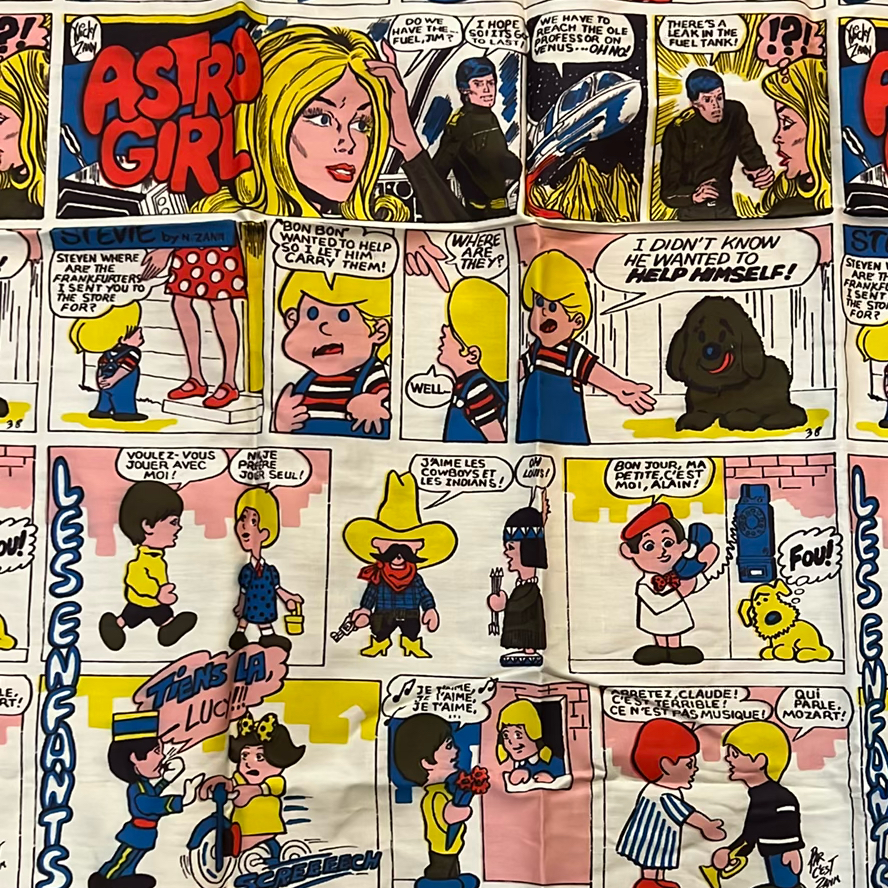 Oh My Gosh 🤩🥳 This Vintage Material Is So Cool!! Astro Girl Comic Strip ...