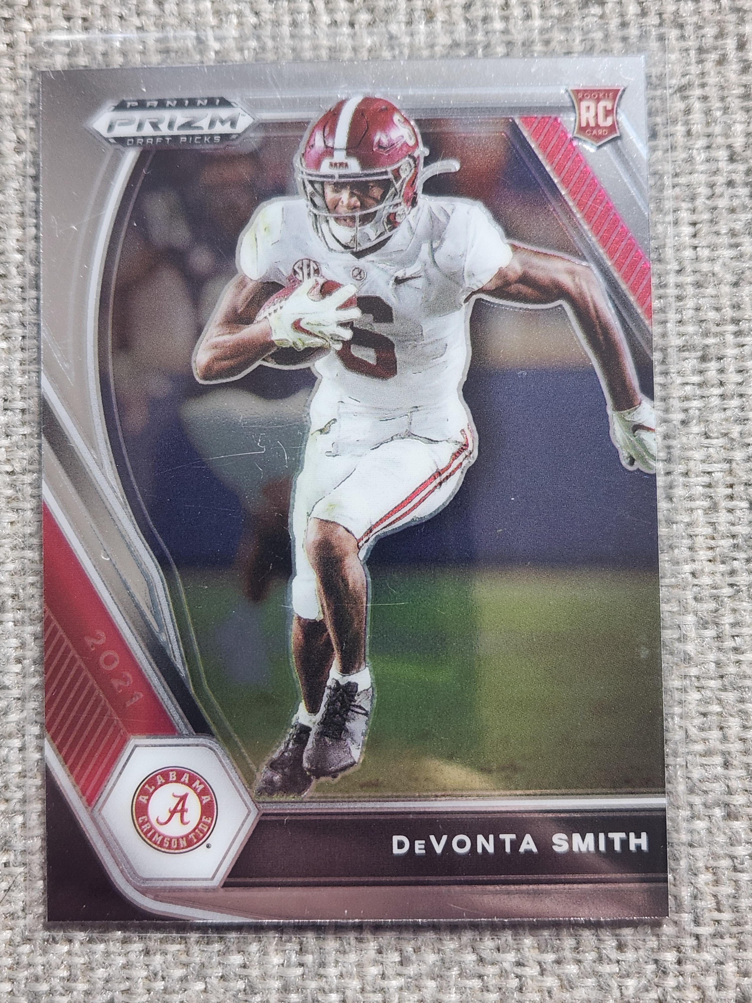 DeVonta Smith 2021 Prizm Draft Picks Prospects Card #101