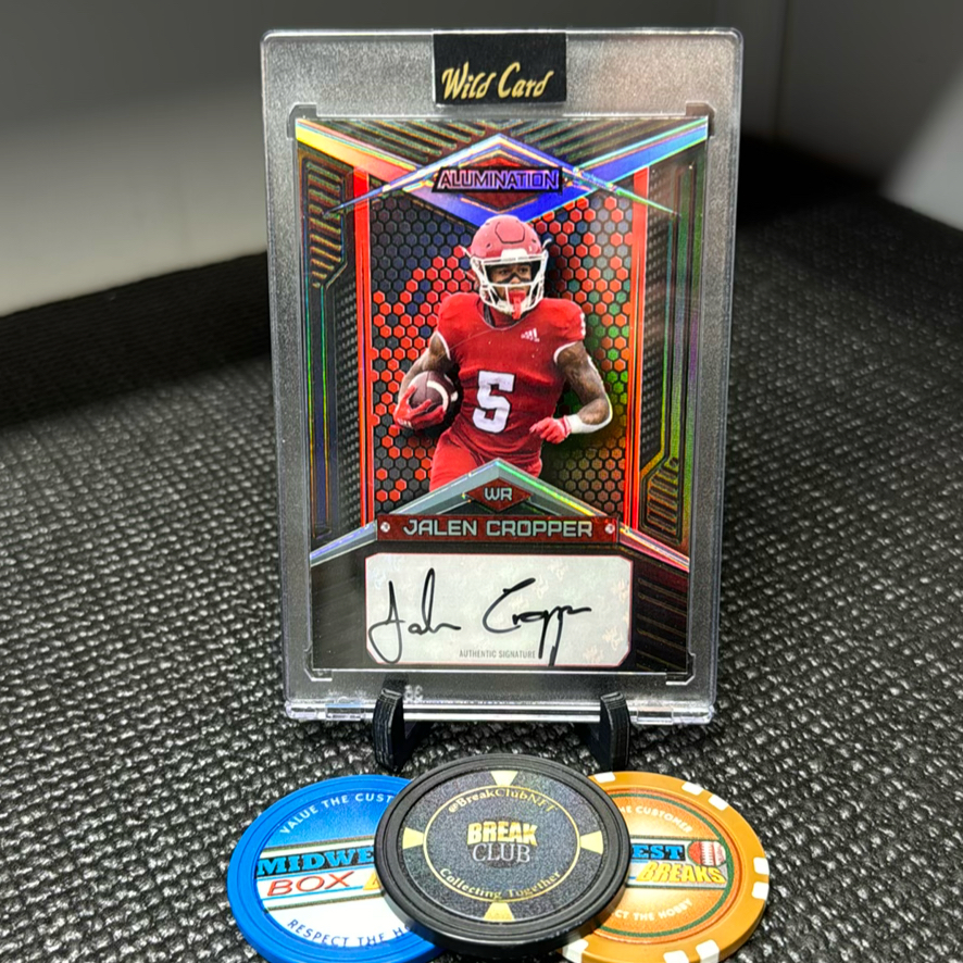 2023 Wild Card Jalen Cropper Rainbow Auto 23/25 Dallas Cowboys