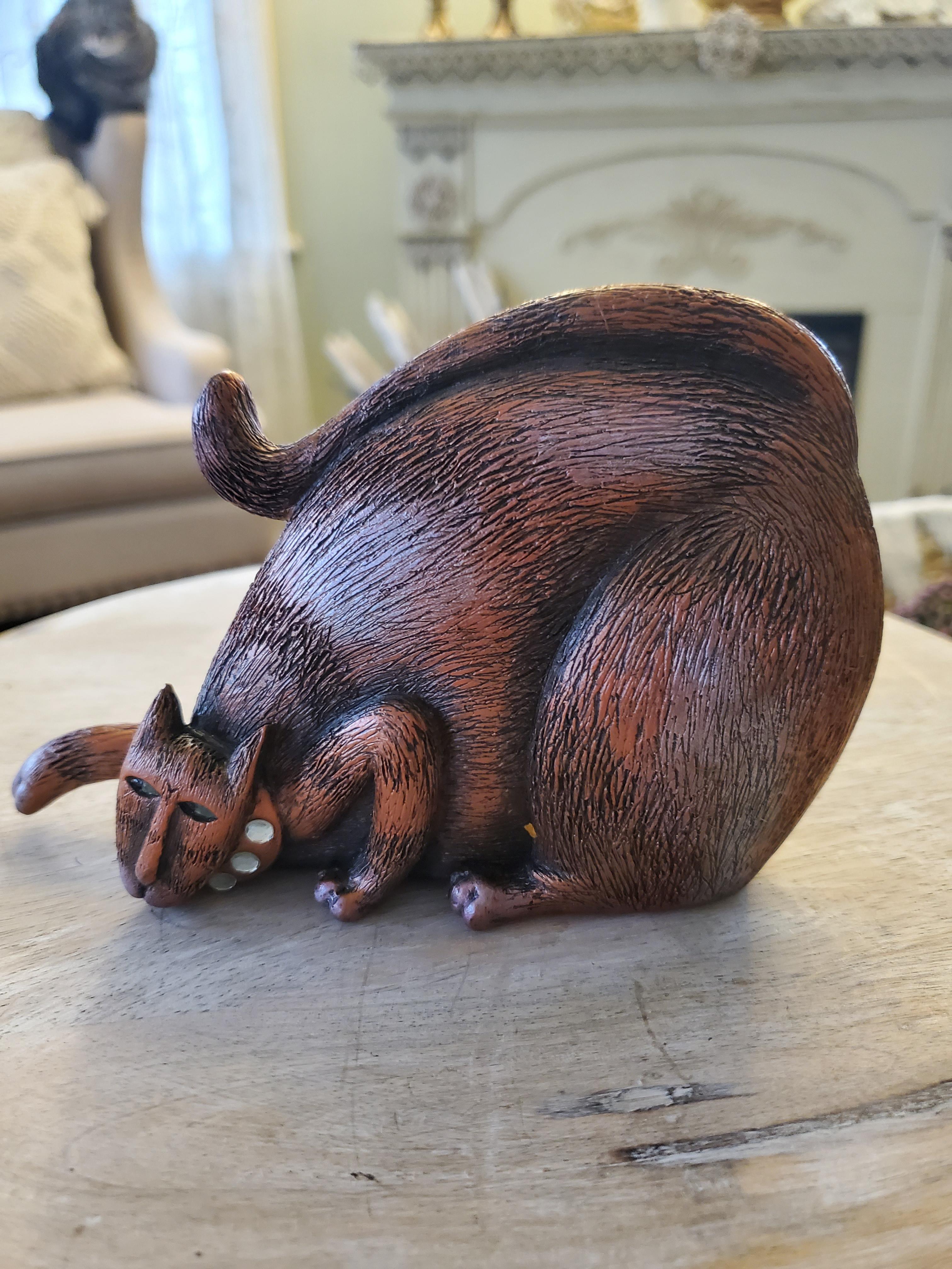 Marsha McCarthy Creeping Cat Figure