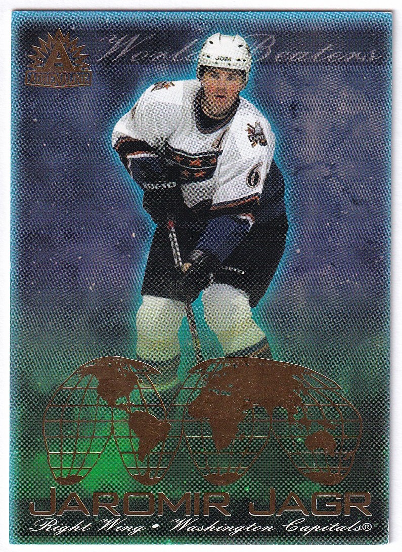 2001-02 Pacific Adrenaline World Beaters #20 Jaromir Jagr Washington ...