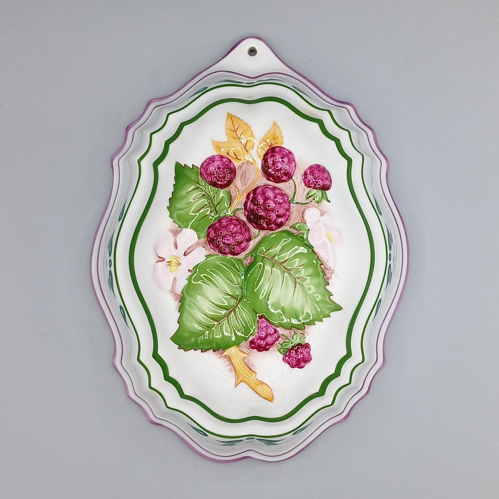Franklin Mint Le Cordon Bleu Raspberry Blackberry Decorative Porcelain ...