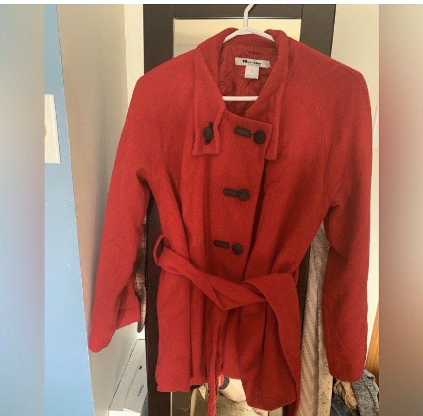 NYGARD WOOL AND CASHMERE BLEND COAT SIZE 8