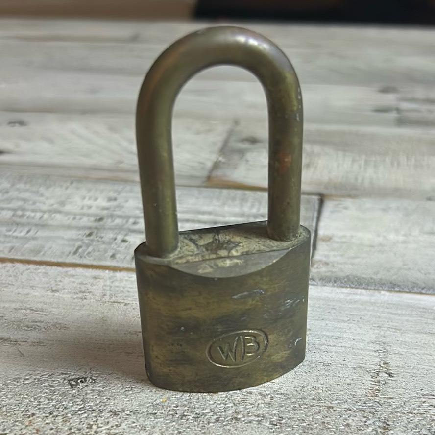 Antique WB Padlock