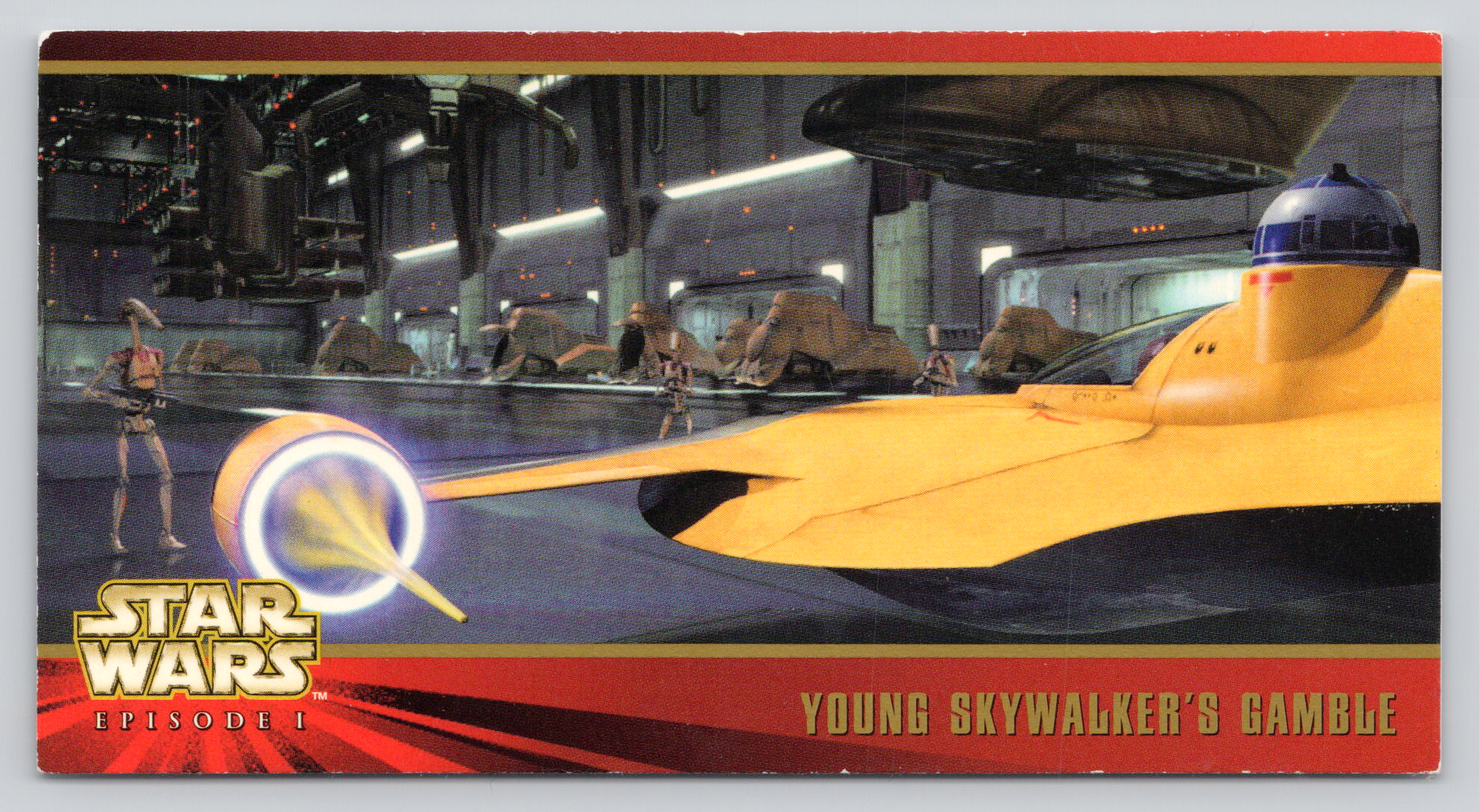 Trade Card Young Skywalker's Gamble Star Wars Episode 1 Wide Vision #75 ...